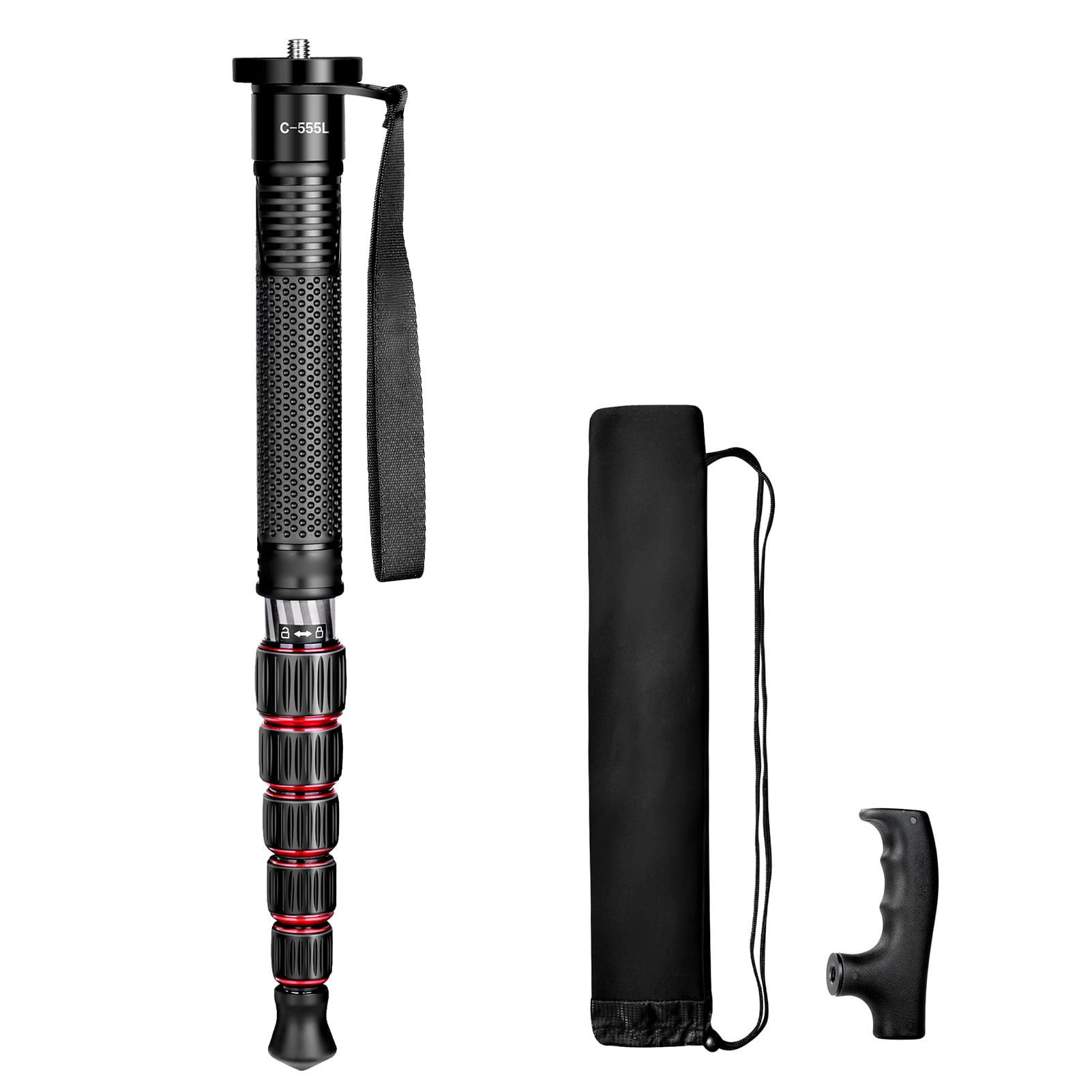 Monopod Portable Camera Monopod 61 Inch Carbon Fiber Photography ...