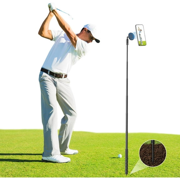 Monopod and Tripod Selfie Stick for Golf Swing Recording, Magnetic ...