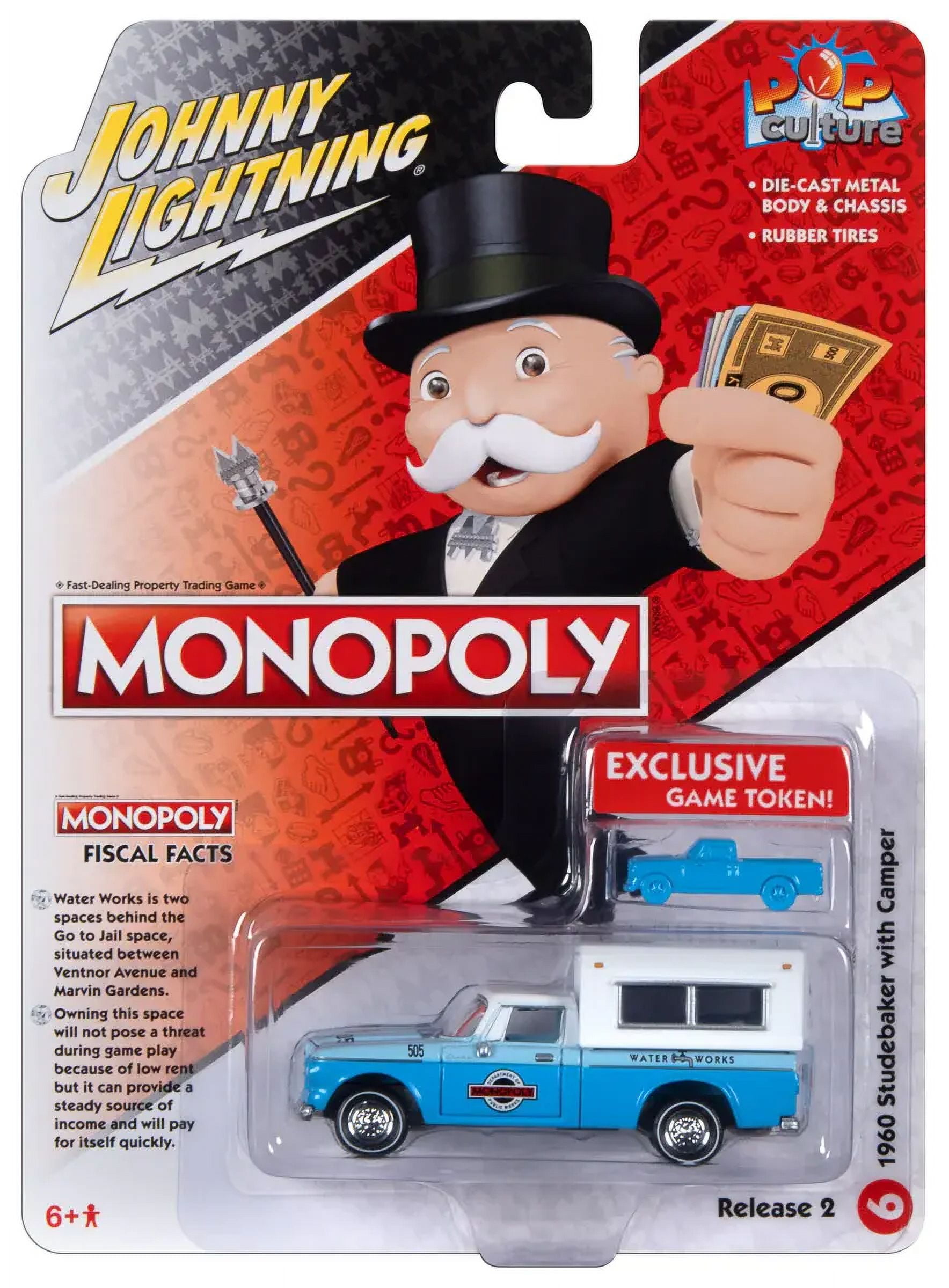 Monopoly 1960 Studebaker w/Camper Water Works w/TokenBlue/White ...