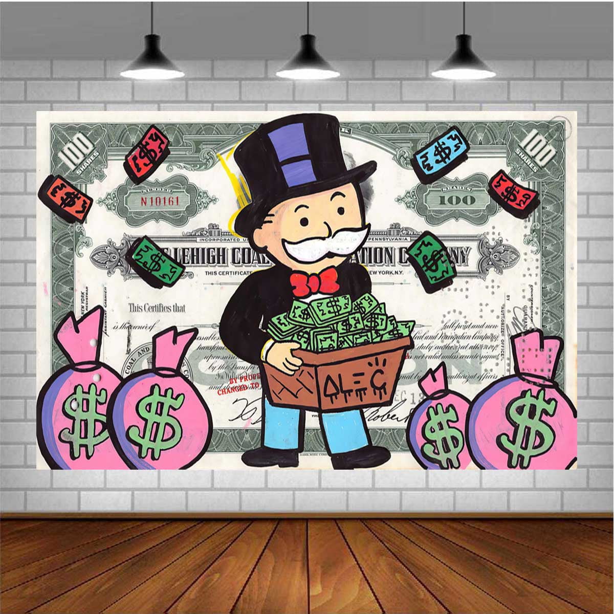 Monopoly Banner Poster Wall Decor Birthday Backdrop Background Party ...