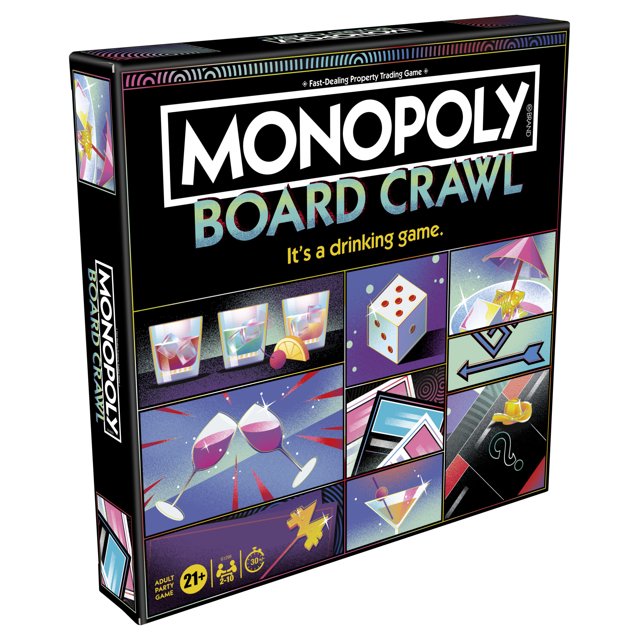 Monopoly Board Crawl Party Game, Official Monopoly Drinking Game for ...