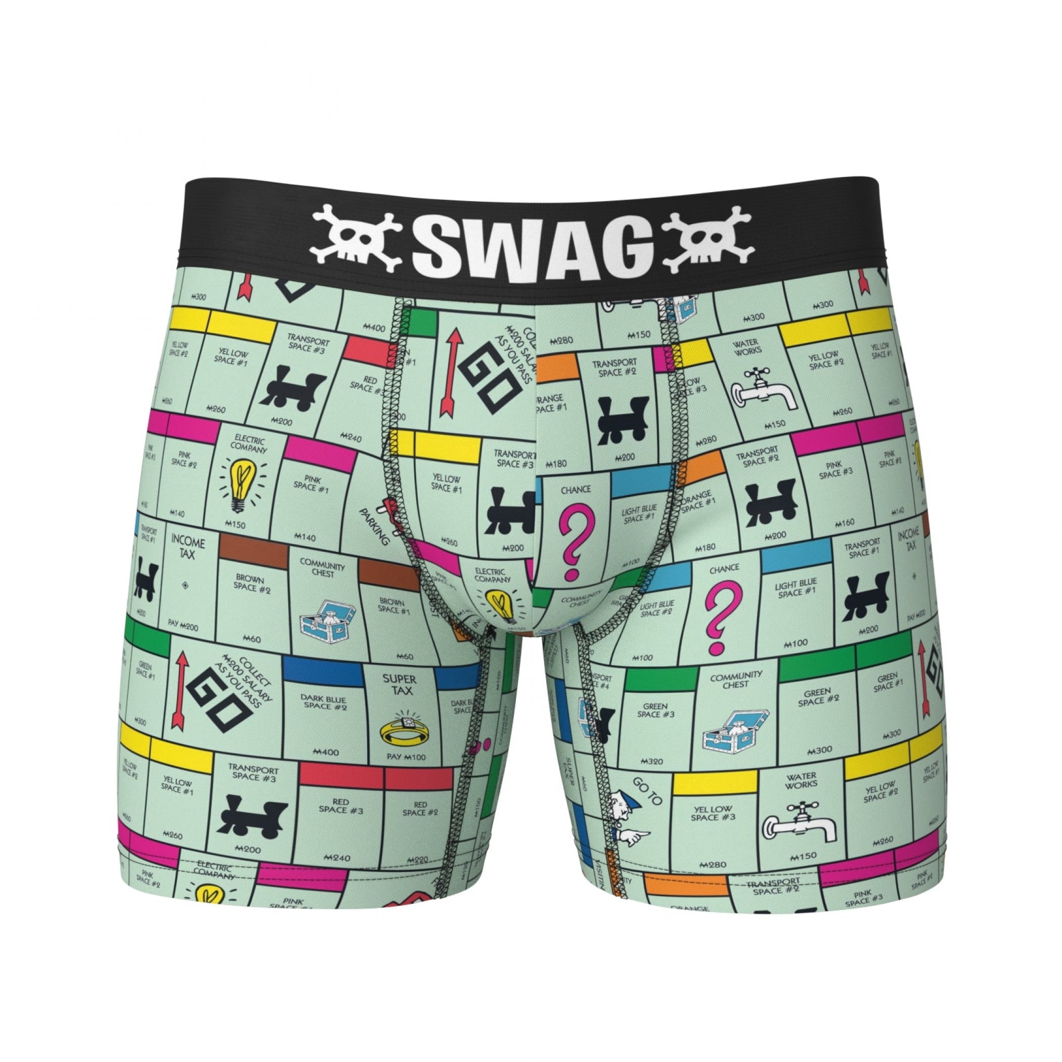 Monopoly Board Swag Boxer Briefs-Small (28-30) - Walmart.com