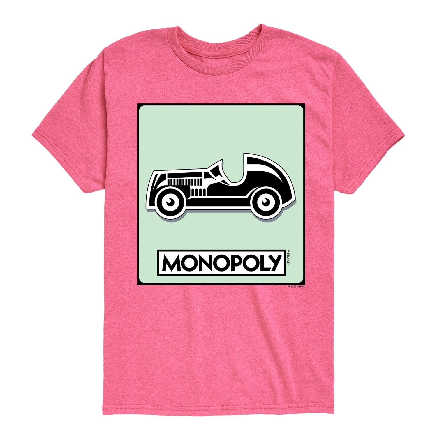 Monopoly - Car Game Token - Youth Short Sleeve Graphic T-Shirt ...