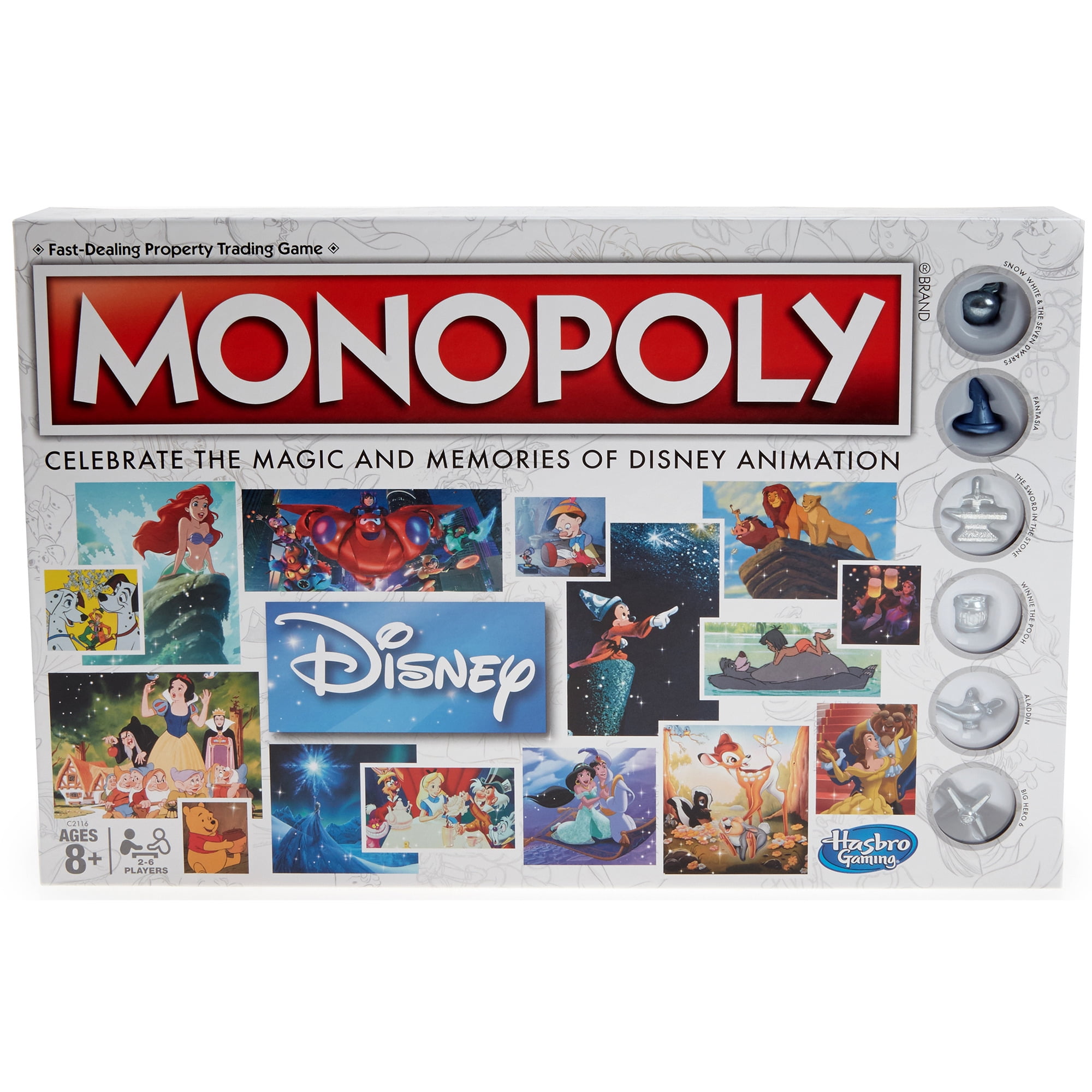 Monopoly: Disney Animation Edition - Walmart.com