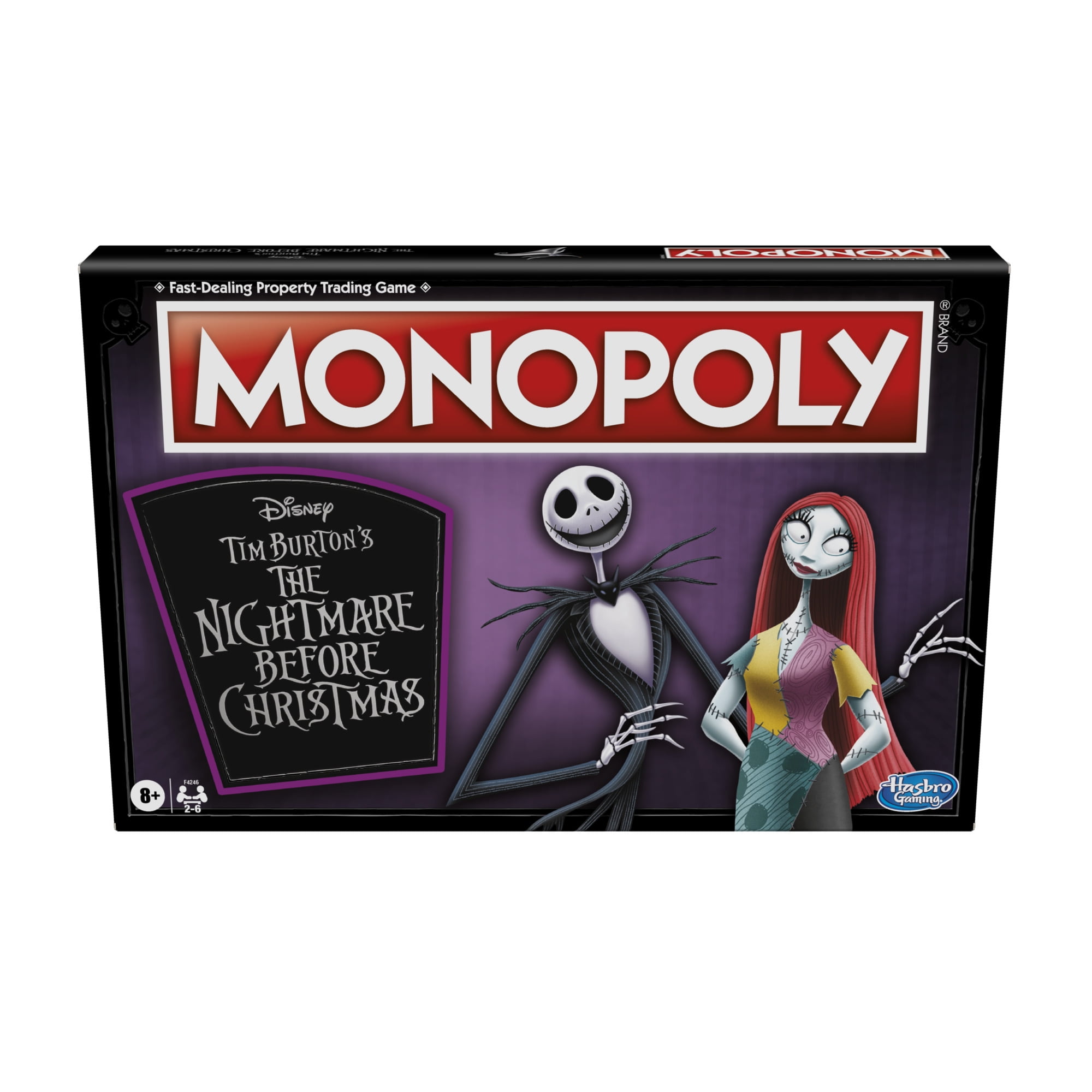Monopoly: Disney Tim Burton's Nightmare Before Christmas Halloween ...