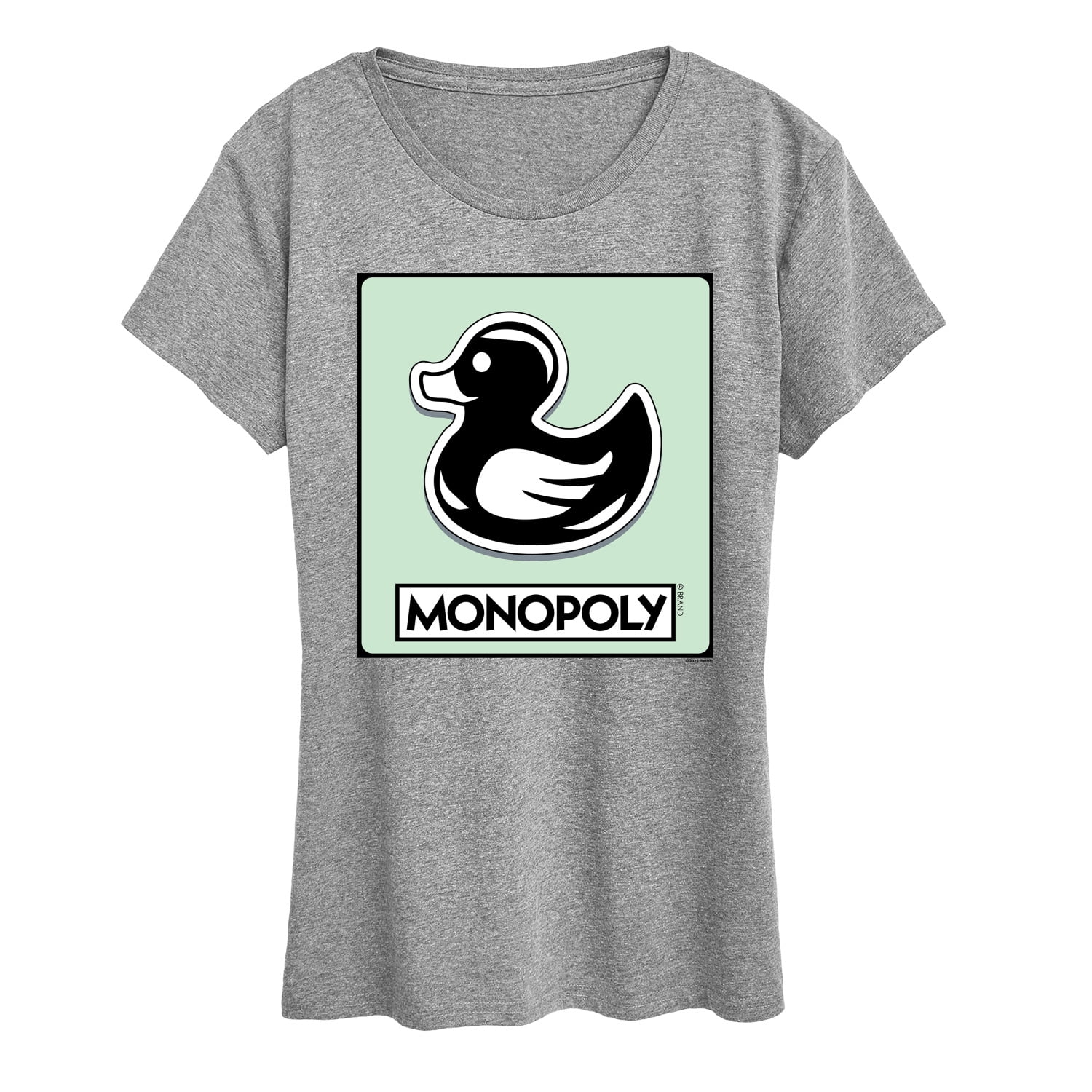 Monopoly - Duck Token - Women's Short Sleeve Graphic T-Shirt - Walmart.com