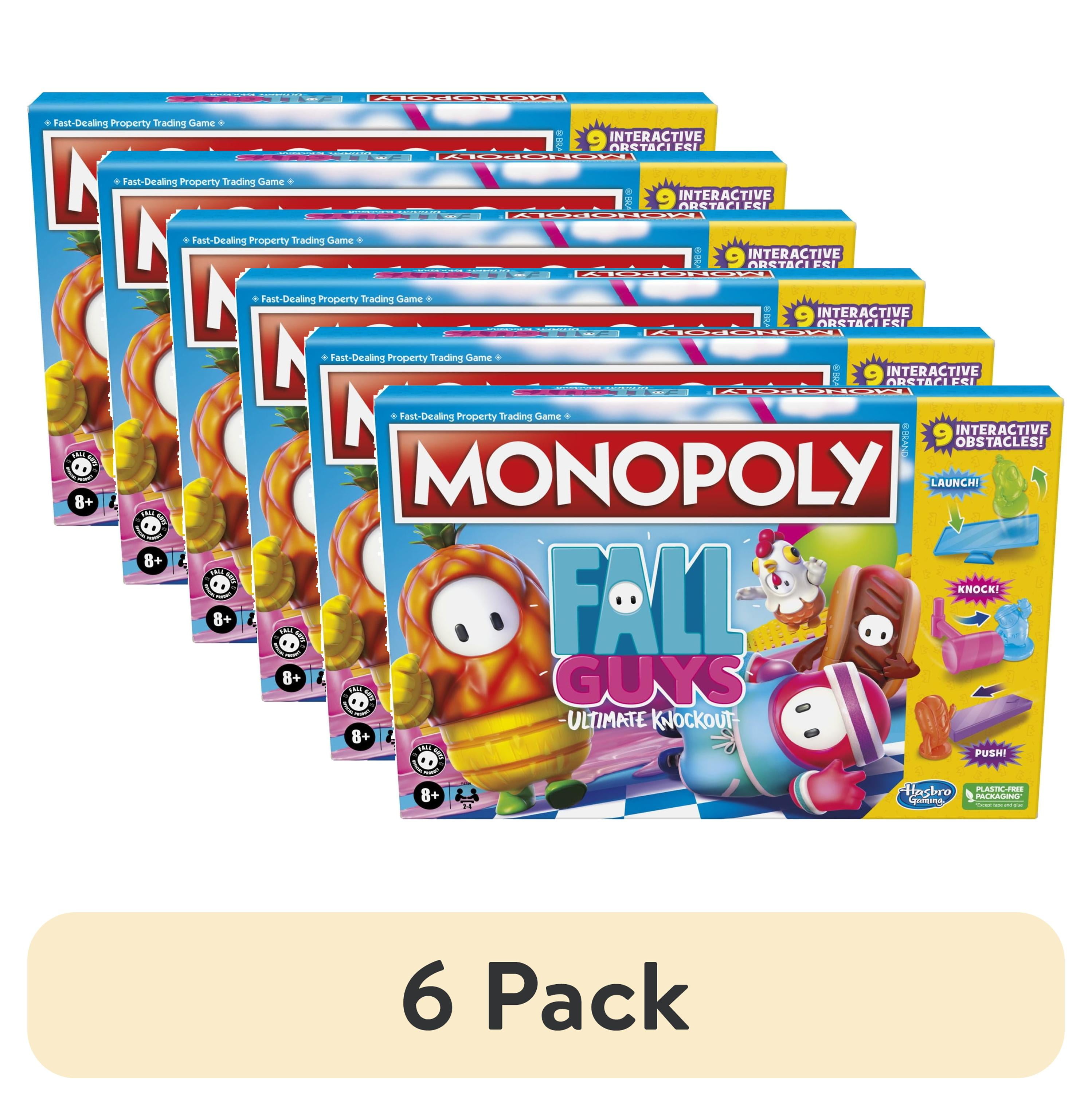 (6 pack) Monopoly Fall Guys Ultimate Knockout Edition Board Game for ...