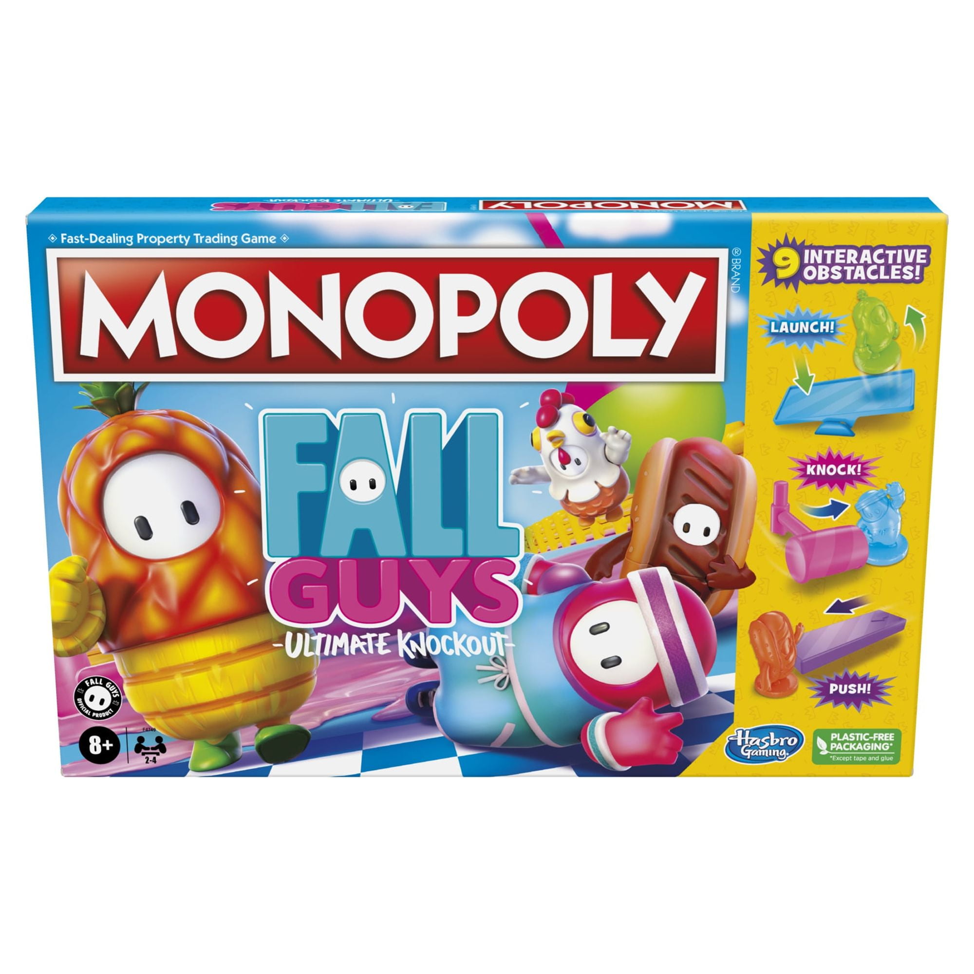 Monopoly Fall Guys Ultimate Knockout Edition Board Game for Players ...