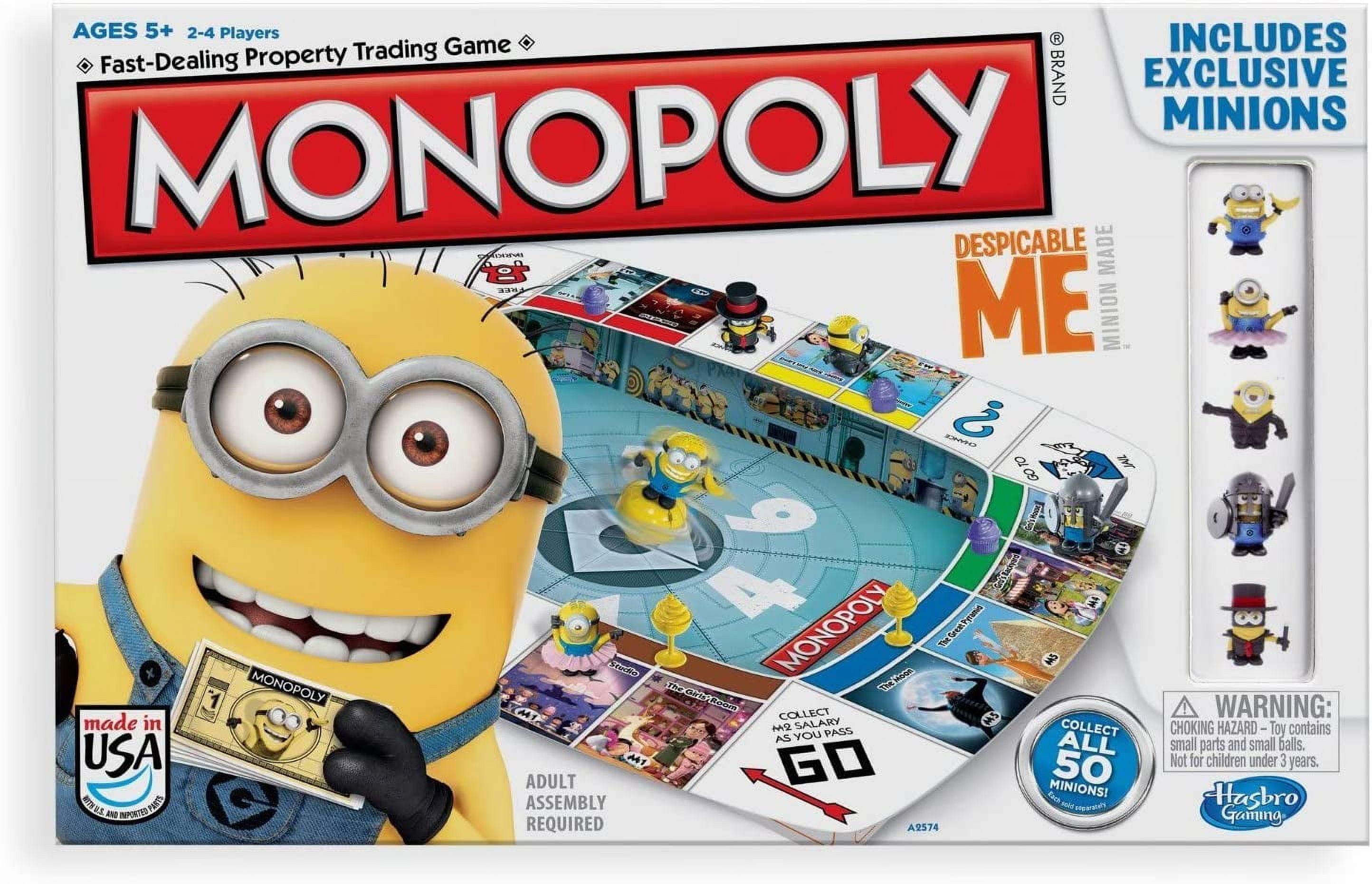 Despicable Me Monopoly Game (Spanish Version), Minion Family Board ...