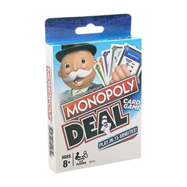 Monopoly Deal Card Game - Adults Version, Family Board Playing Game ...