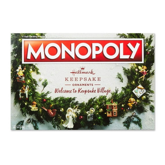 Holiday Edition Monopoly Hallmark Keepsake Ornament Board Game ...