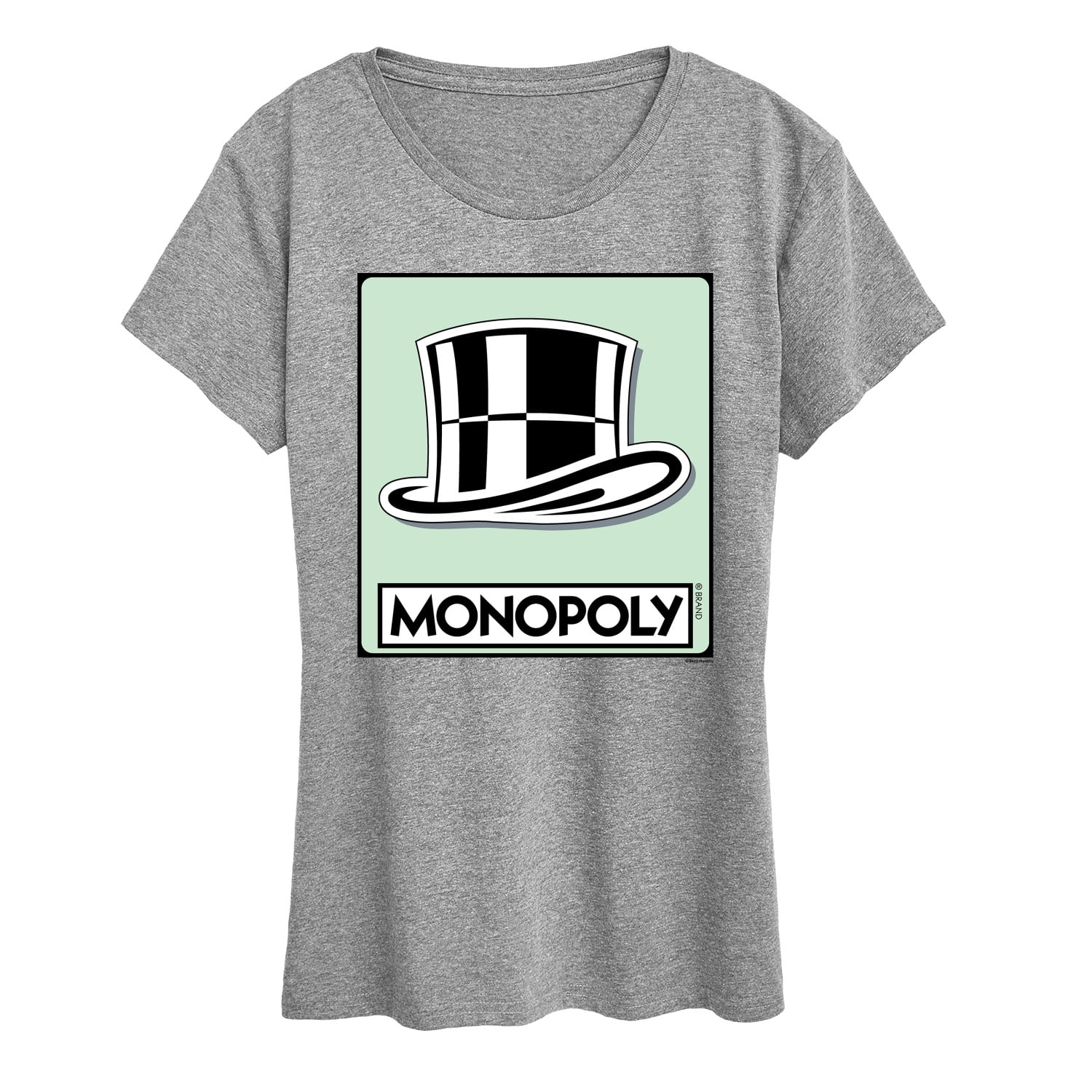 Monopoly - Hat Token - Women's Short Sleeve Graphic T-Shirt - Walmart.com