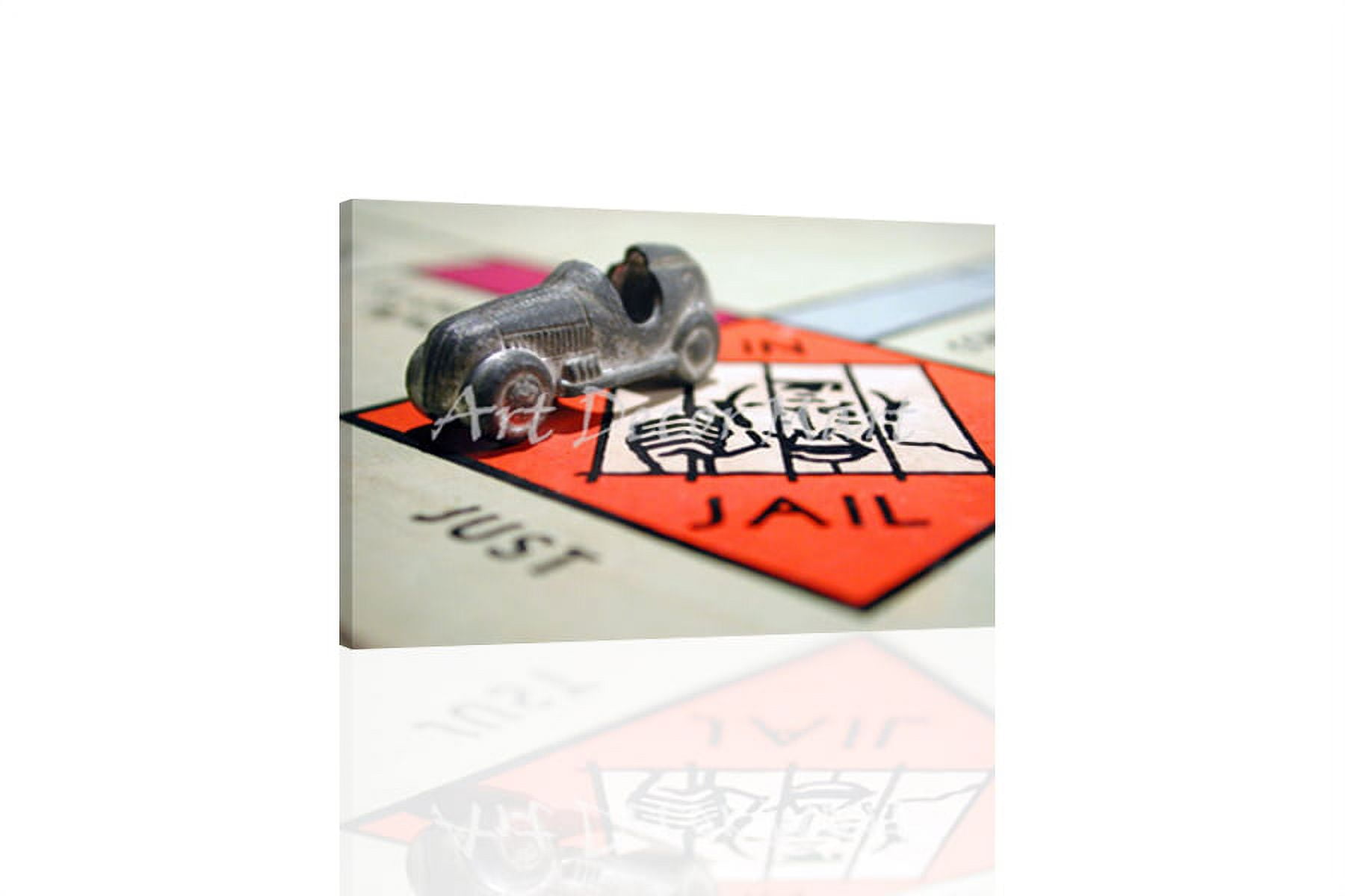 Monopoly- In Jail - Canvas or Print Wall Art - Walmart.com