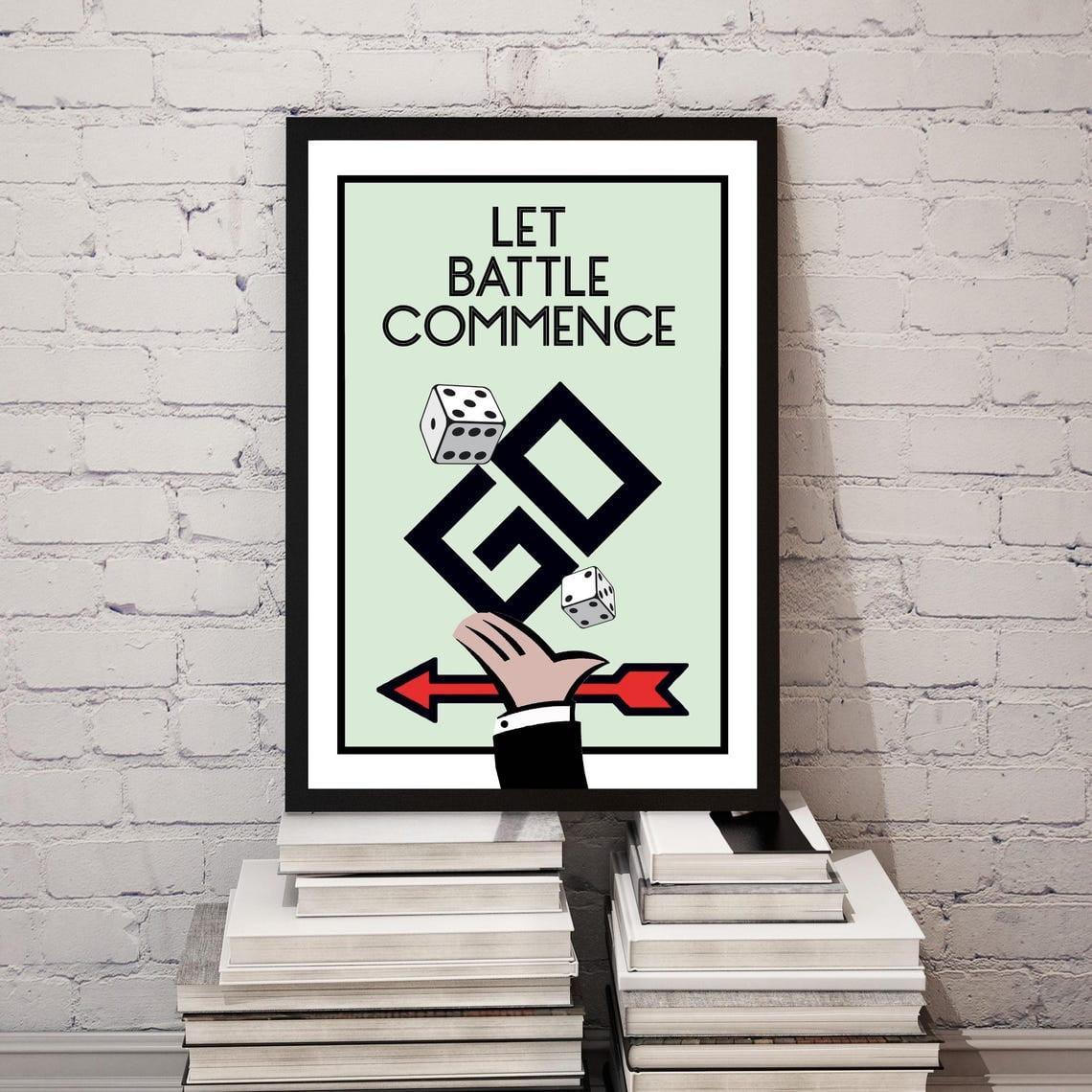 Monopoly Inspired Motivational : Entrepreneur Office Art #157 ...