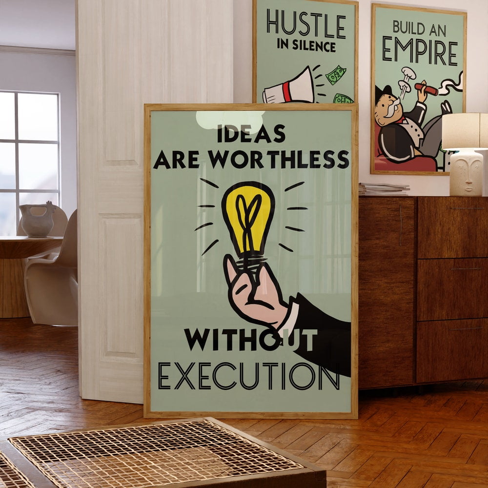 Monopoly Inspired Print - Monopoly Motivational Print - Monopoly Poster Monopoly Print ...