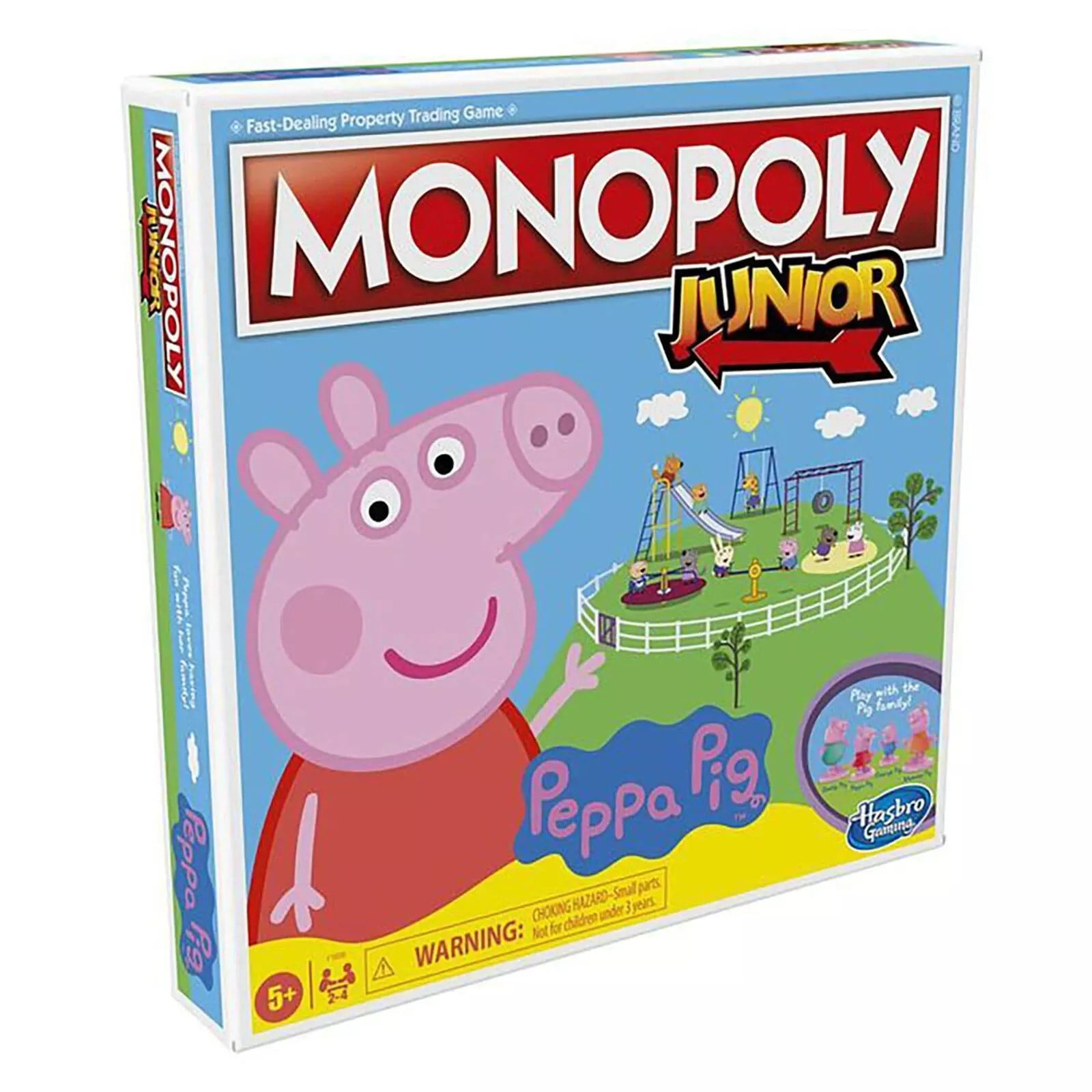 Monopoly Junior Peppa Pig Edition Board Game for Kids Family Fun ...