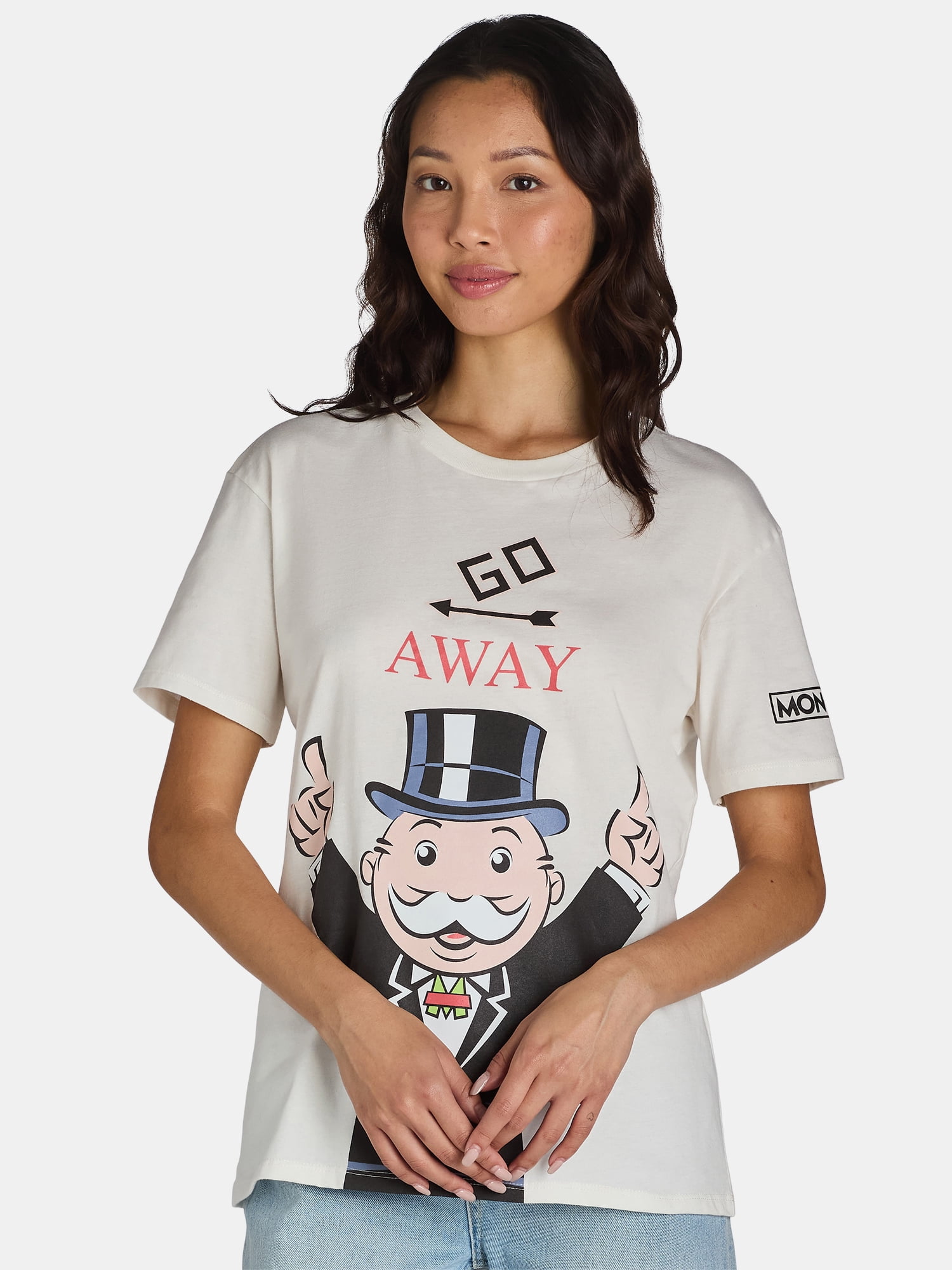 Monopoly Women’s Cotton Graphic Tee with Short Sleeves, Sizes XXS-XXL ...