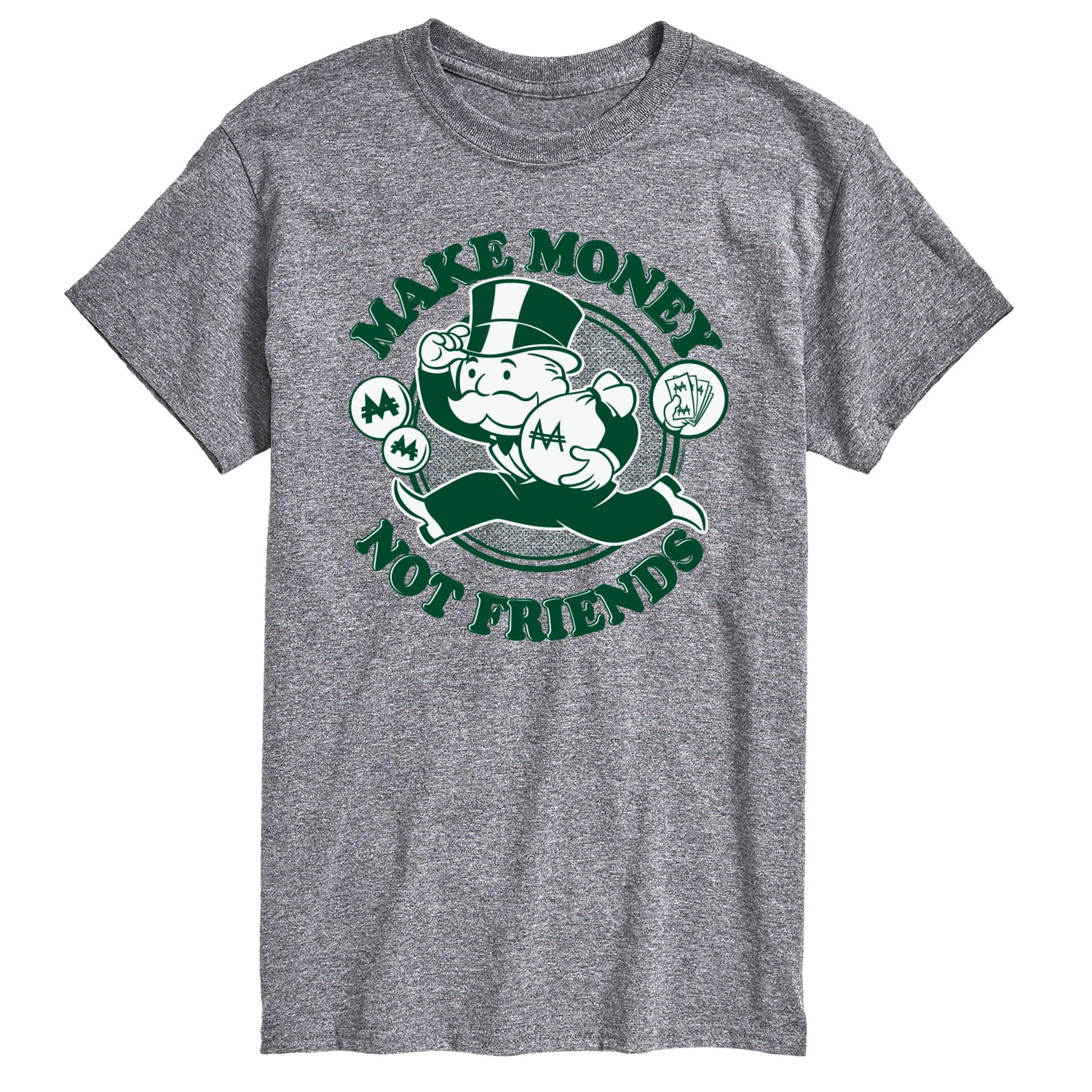 Monopoly - Make Money Not Friends - Men's Short Sleeve Graphic T-Shirt ...