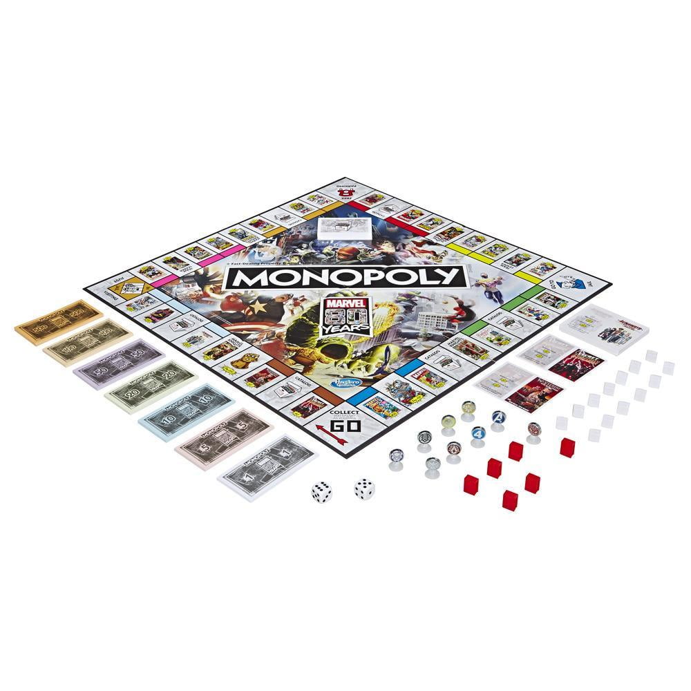 Monopoly: Marvel 80 Years Edition Board Game - Walmart.com