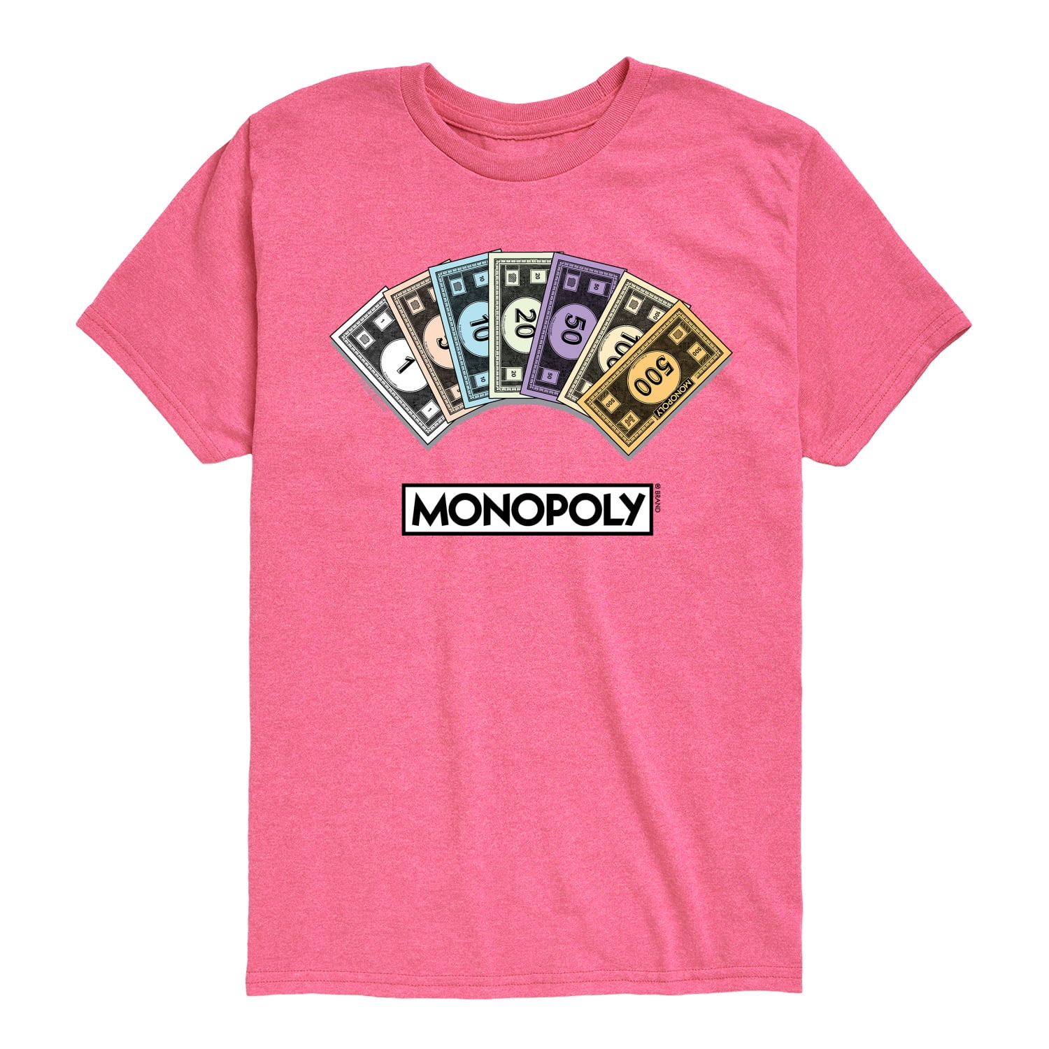 Monopoly - Money Stack - Youth Short Sleeve Graphic T-Shirt - Walmart.com