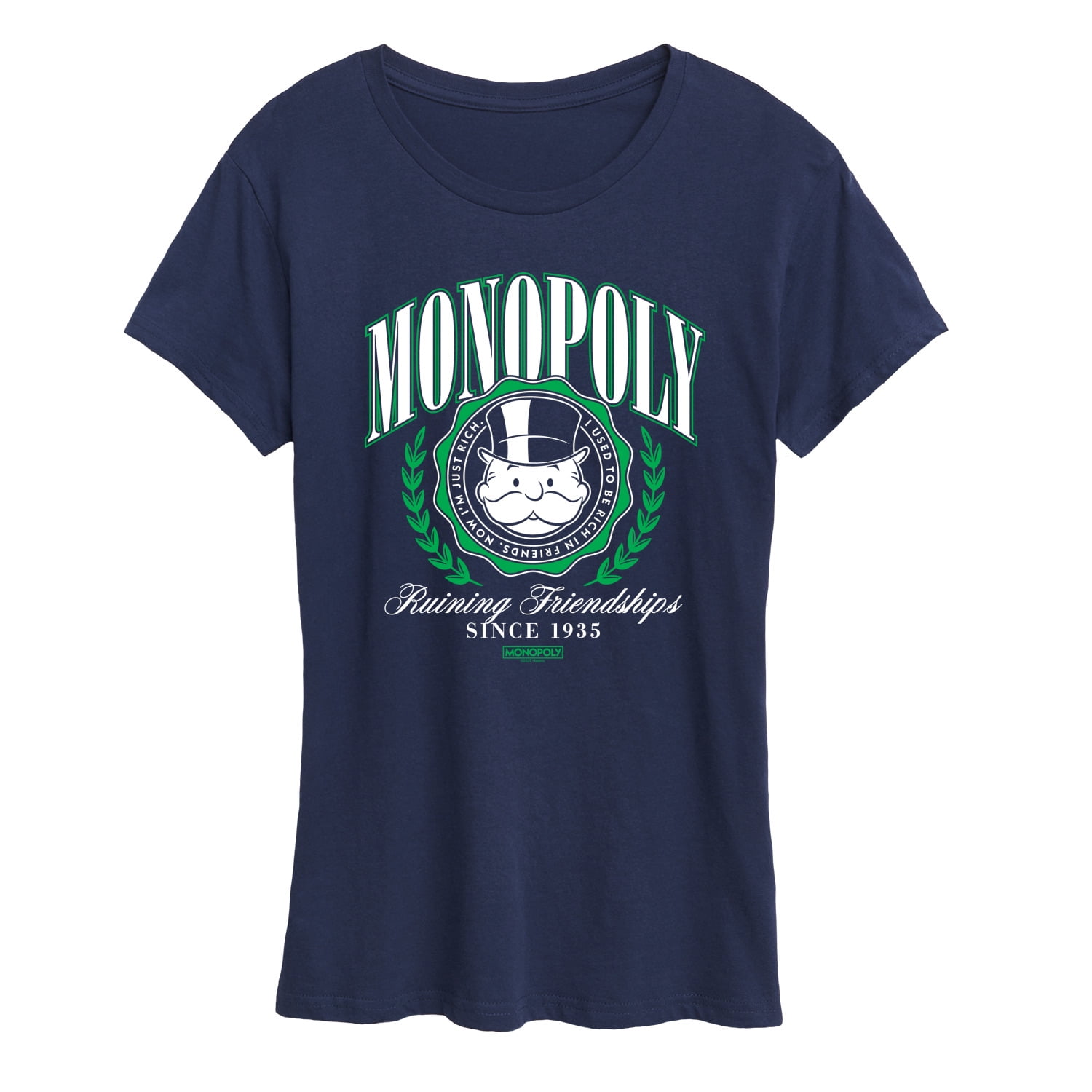 Monopoly - Monopoly Collegiate - Women's Short Sleeve Graphic T-Shirt ...