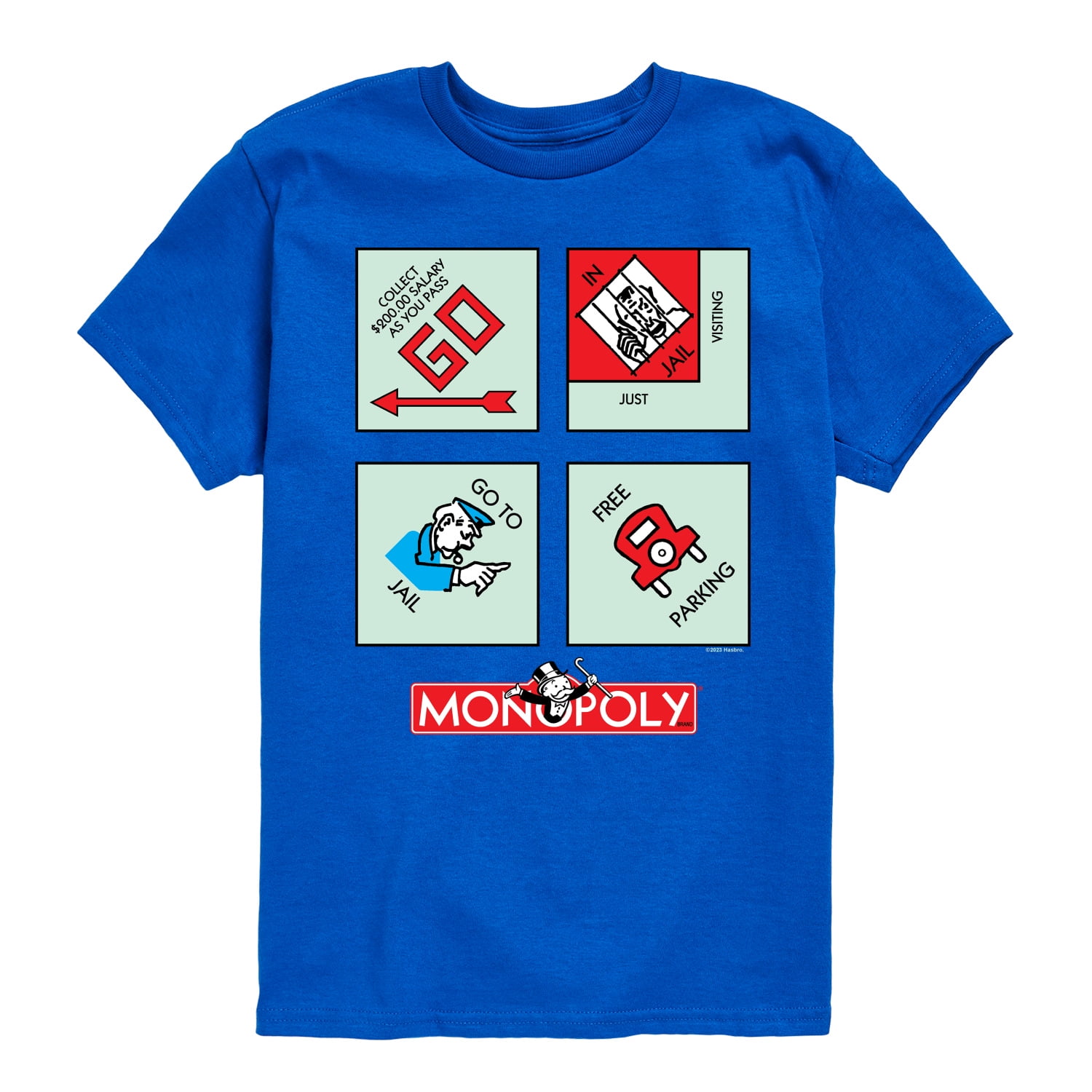 Monopoly - Monopoly Corner Squares - Toddler Short Sleeve Graphic T ...