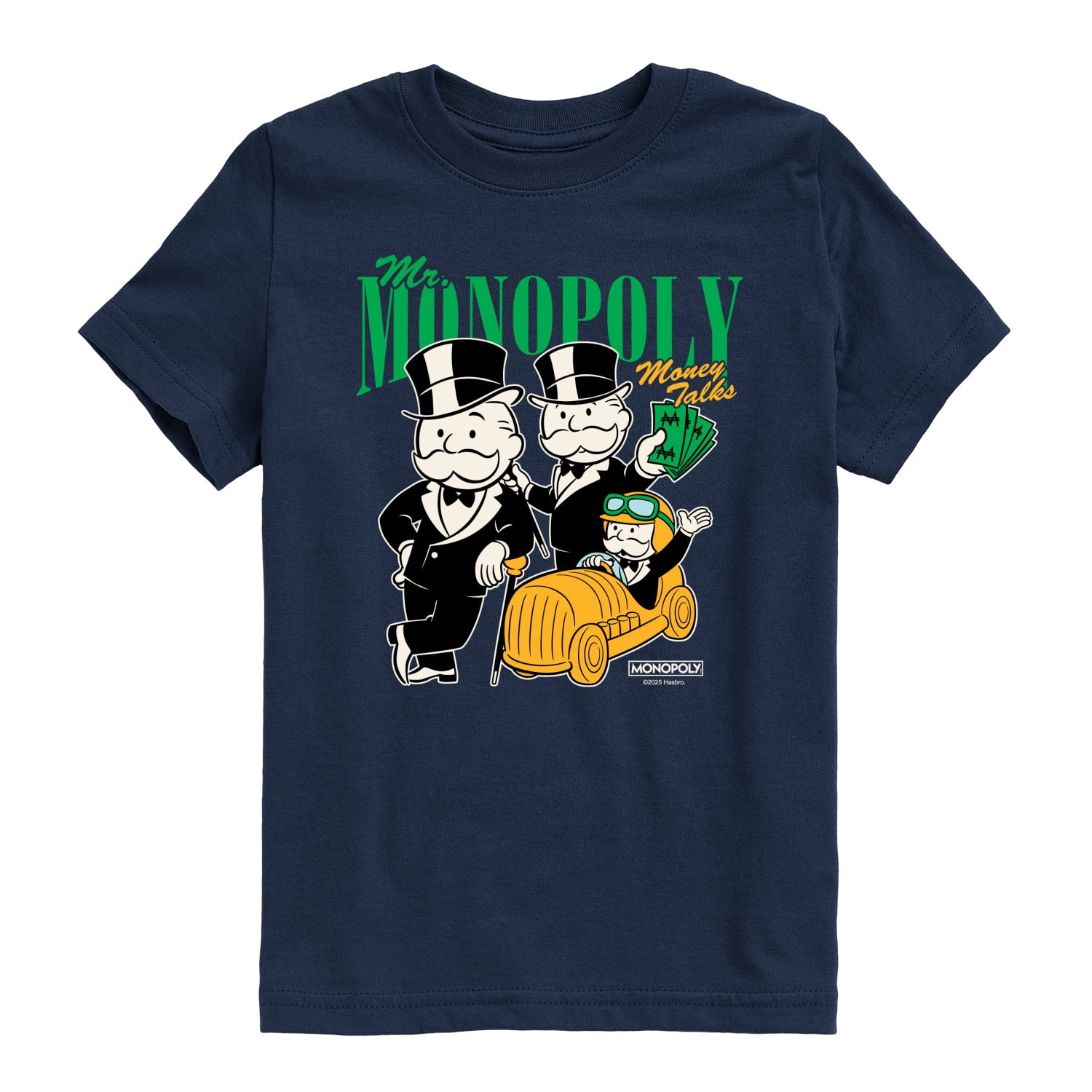 Monopoly - Mr Monopoly Bootleg - Youth Boys Short Sleeve Graphic T ...