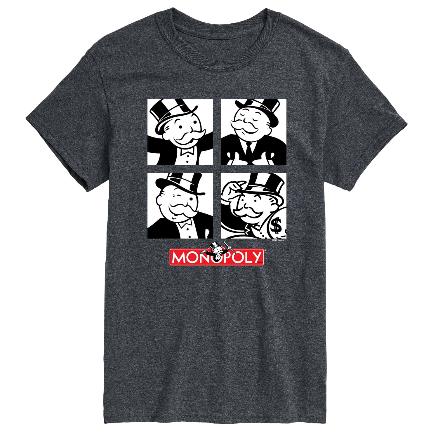 Monopoly - Mr Monopoly Grid - Men's Short Sleeve Graphic T-Shirt ...