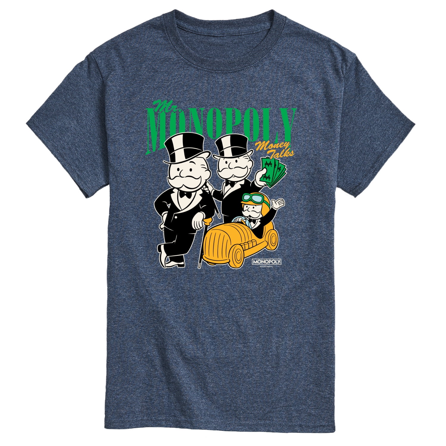 Monopoly - Mr Monopoly Uncle Money Bags - Men's Short Sleeve Graphic T ...