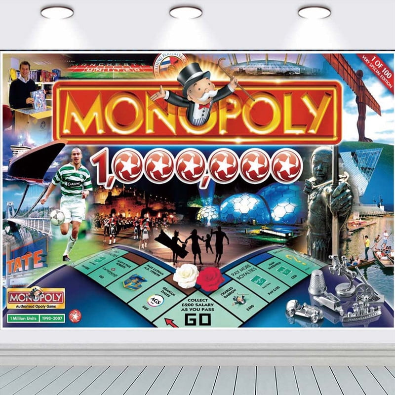 Monopoly Party Supplies Background Backdrop Taspestry Banner Poster ...