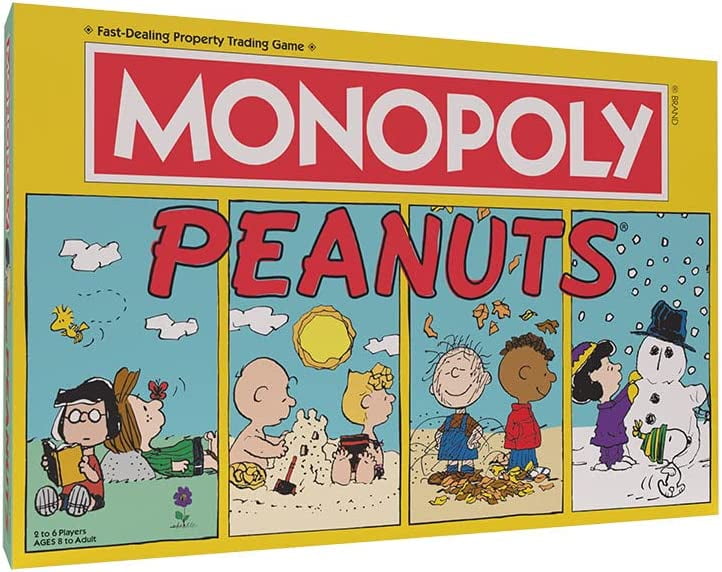Monopoly: Peanuts Collector's Edition - Charlie Brown & Snoopy Game, 6 ...