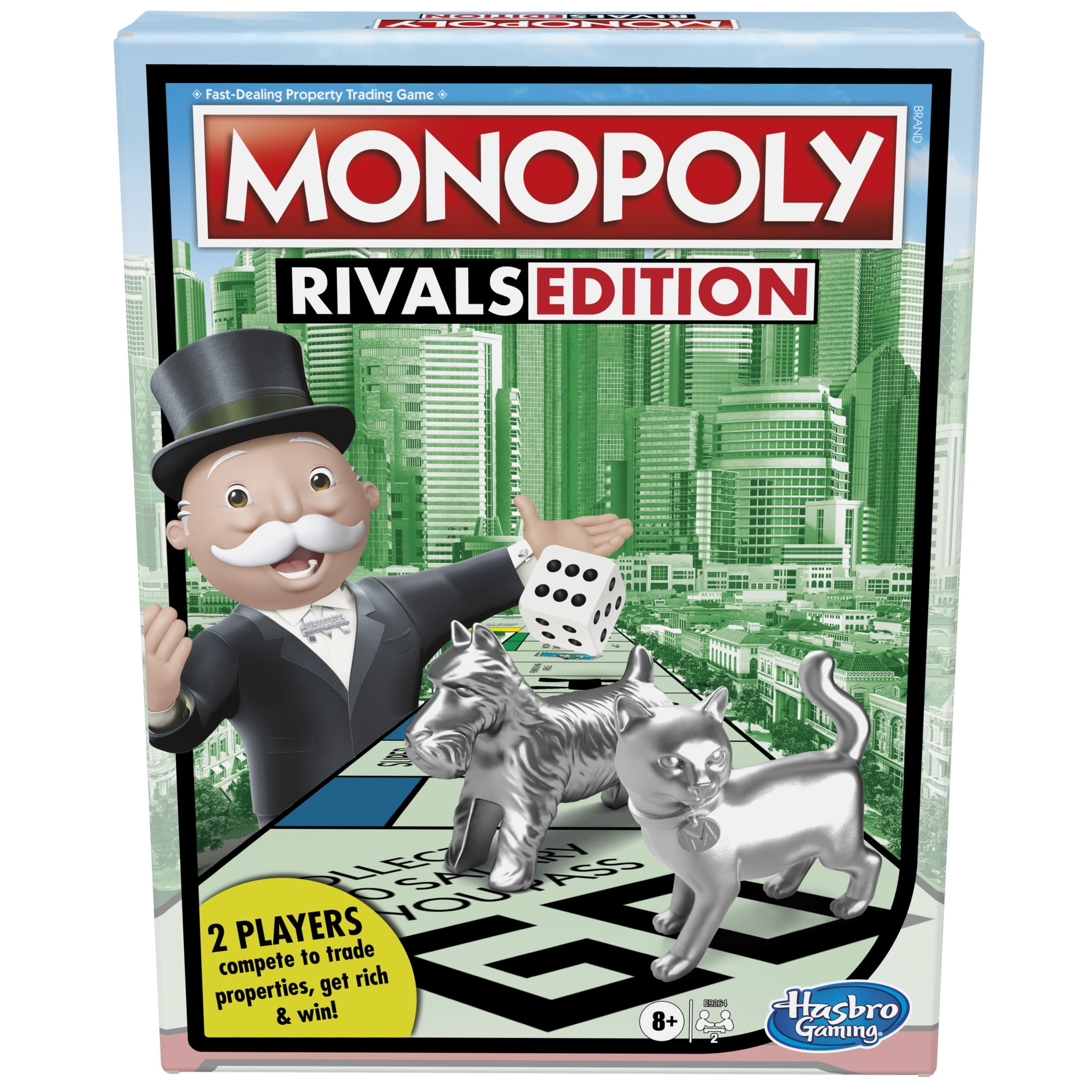 Classic Monopoly Rivals Edition; 2 Player Banking Board Game - Walmart.com