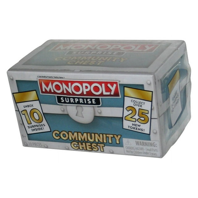 Monopoly Surprise (2020) Basic Fun Blue Community Chest Mystery Blind ...