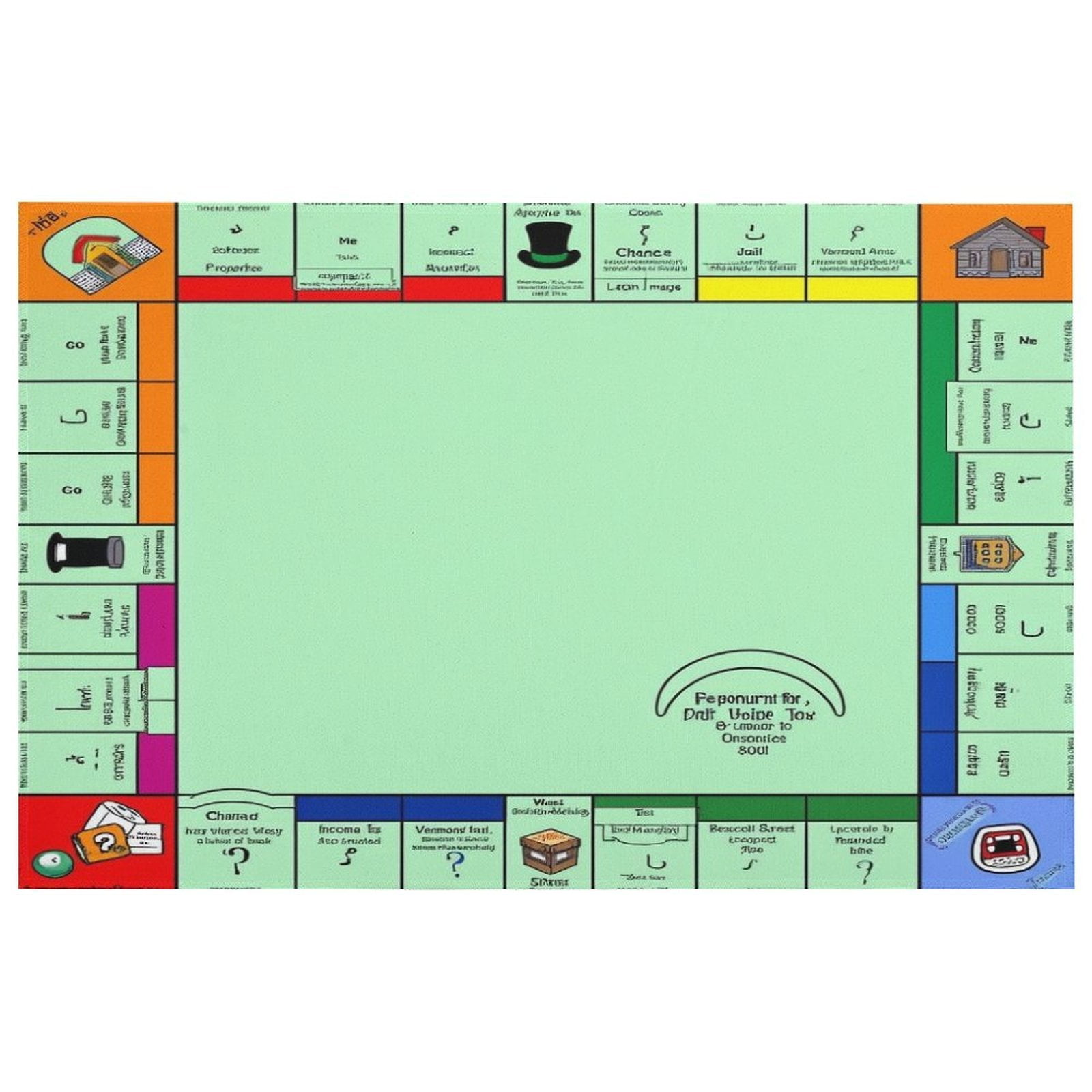 Monopoly Tech Edition Board Adult Home Decor Bedroom Living Room ...