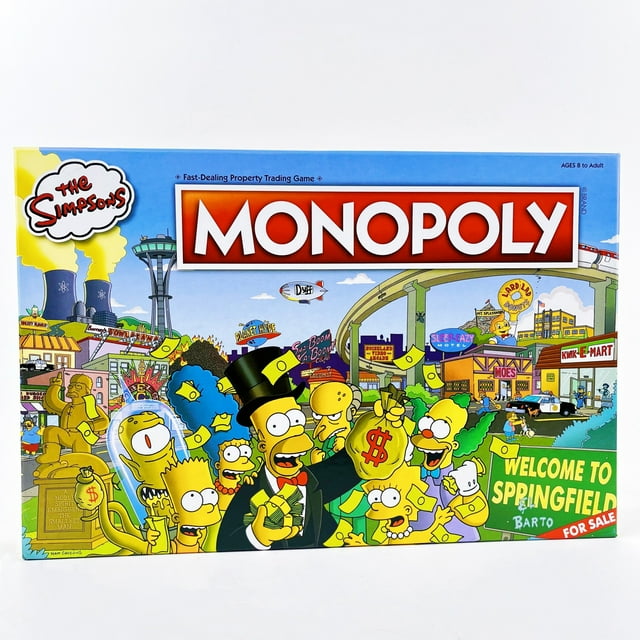 Monopoly The Simpsons Board Game | Based on Fox Series The Simpsons ...