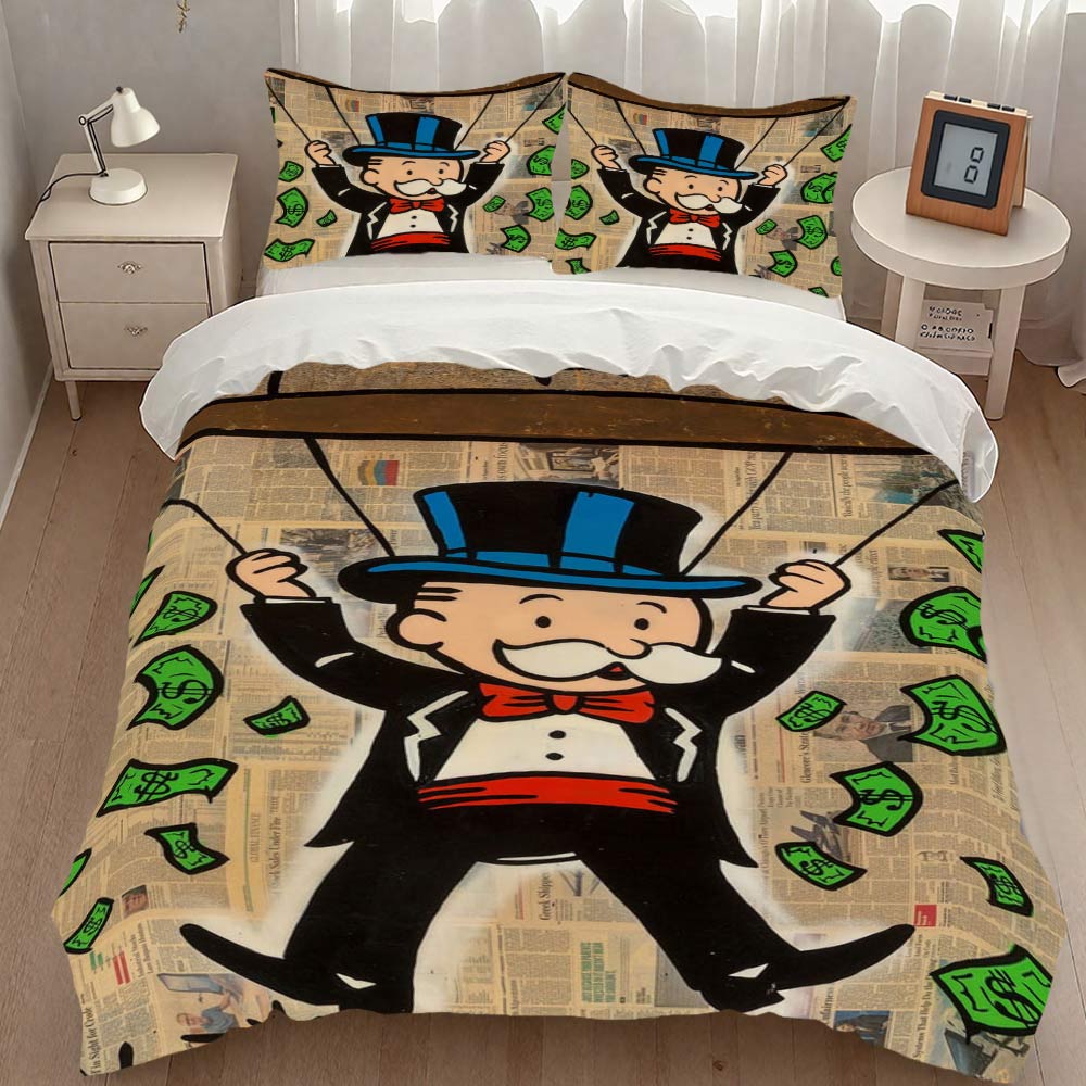 Monopoly Toddler Bedding Set Comforter Girls Boys Pillow Gifts ...