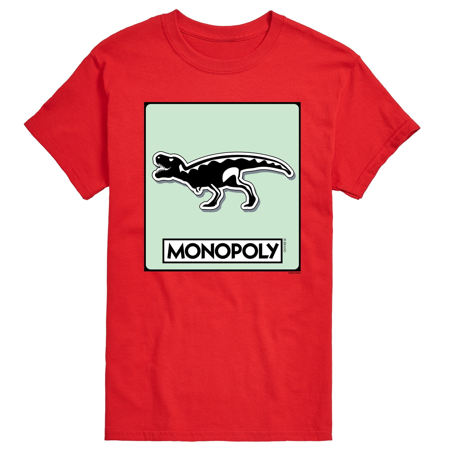 Monopoly - Trex Game Token - Men's Short Sleeve Graphic T-Shirt ...