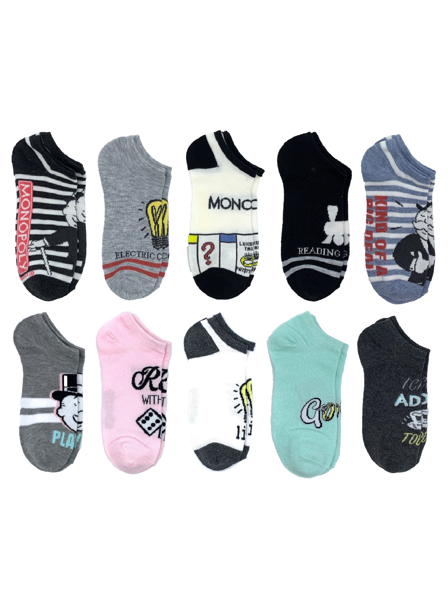 Nick 90's Women's Stay-Put Liner Socks, 10-Pack, Size 4-10 - Walmart.com