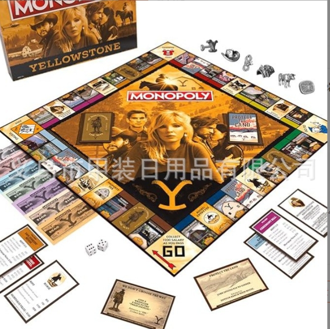 Monopoly: Yellowstone | Buy, Sell, Trade Spaces Featuring Locations ...
