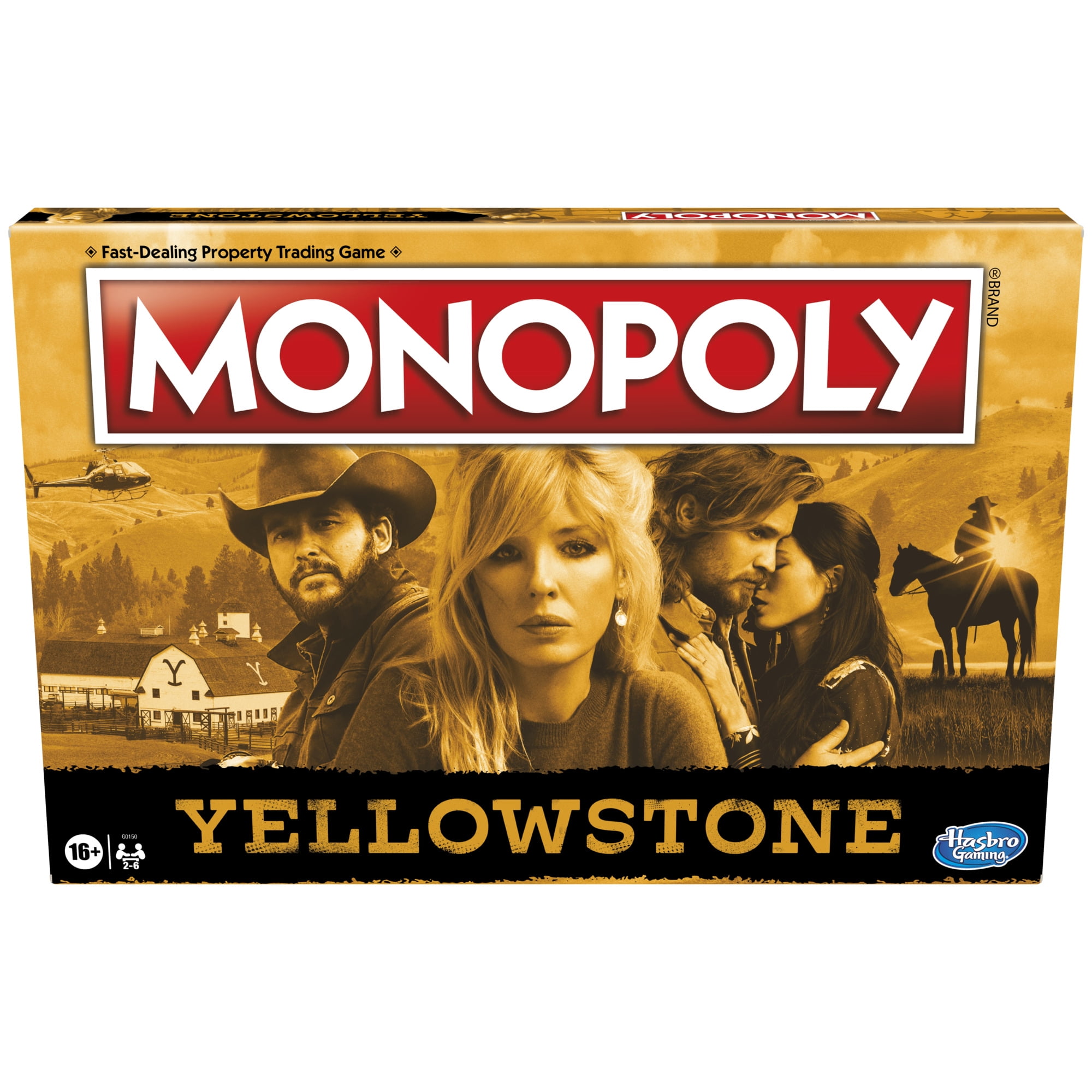 Monopoly: Yellowstone Edition Board Game for Teens and Adults, Ages 16 ...