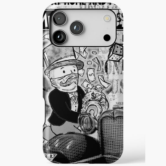 Monopoly classic board game inspired style iPhone Case 17 through 11 ...