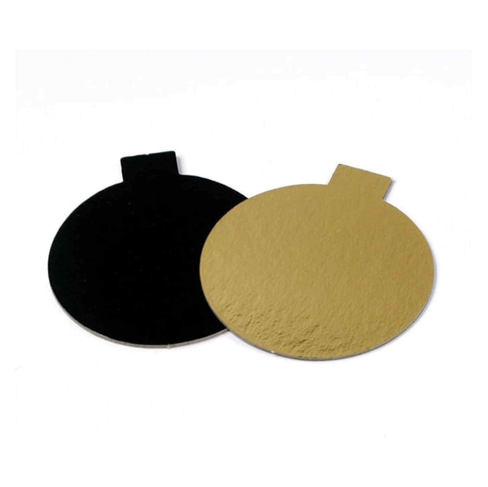 Monoportion Round /Black Cake Board with tabs 4'' - 200pcs - Walmart.com