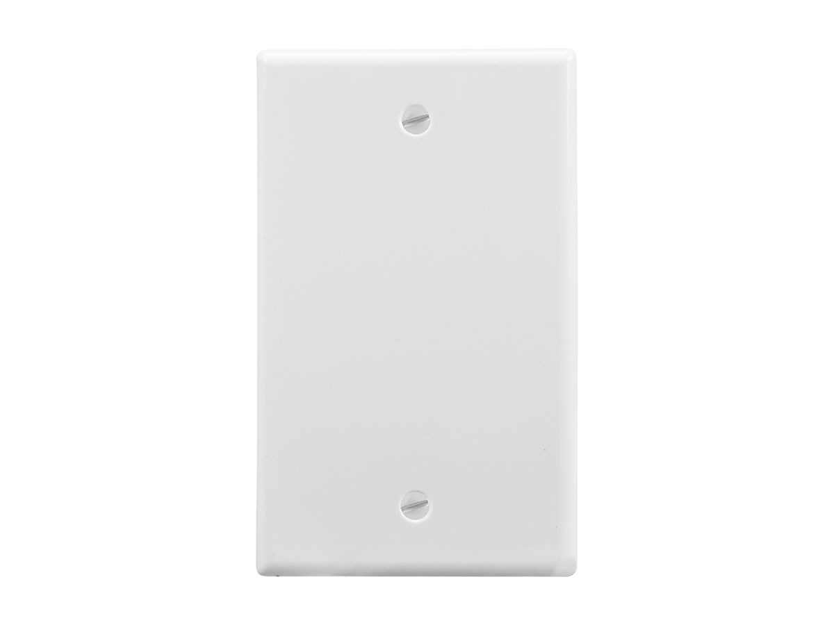 JR Products 12841-5 Single Face Plate, Pack of 5 - White - Walmart.com