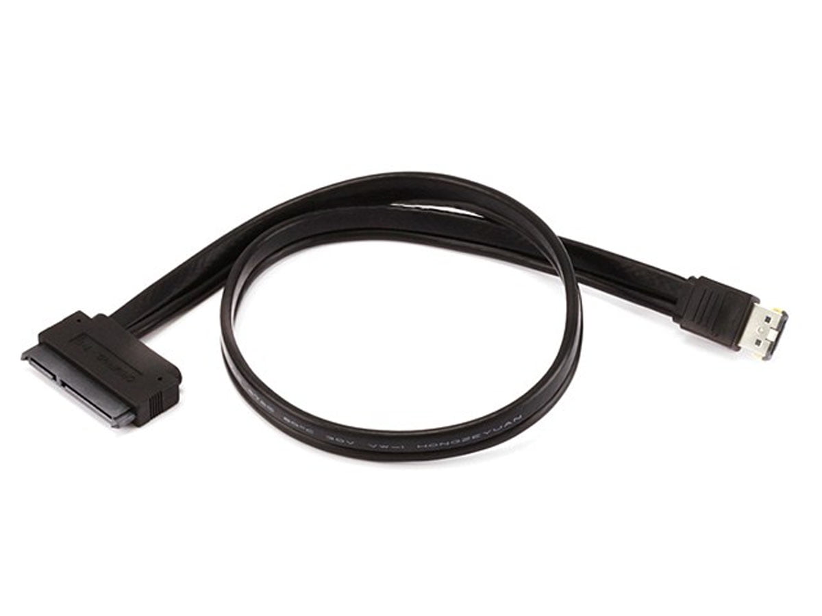 Monoprice 108492 1.5' eSATAp to 22-Pin SATA Power Cable Black - Walmart ...