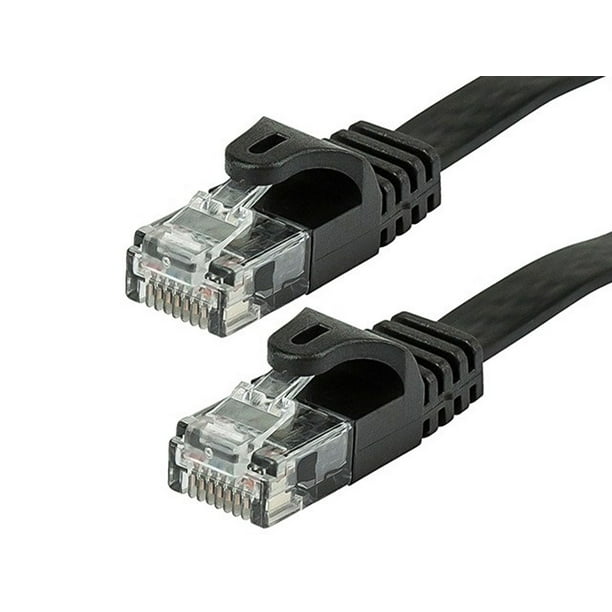 Monoprice 109550 10' 30-AWG CAT-5e UTP Flat Ethernet Network Cable ...
