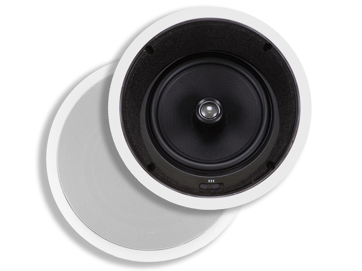 Monoprice 160W 8" Kevlar In-Ceiling Speaker With 15 Degree Angled ...