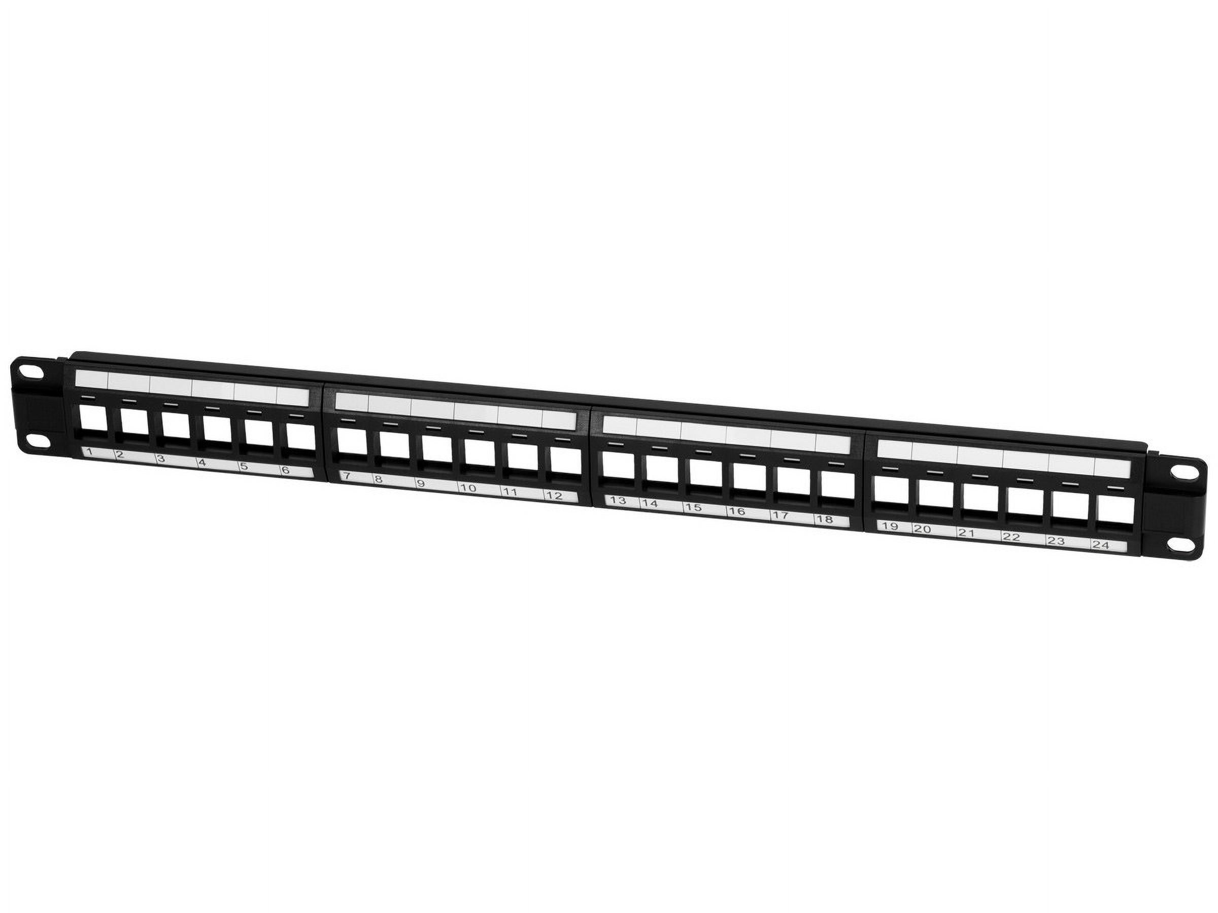 Monoprice 24-port Keystone Jack Panel - Walmart.com