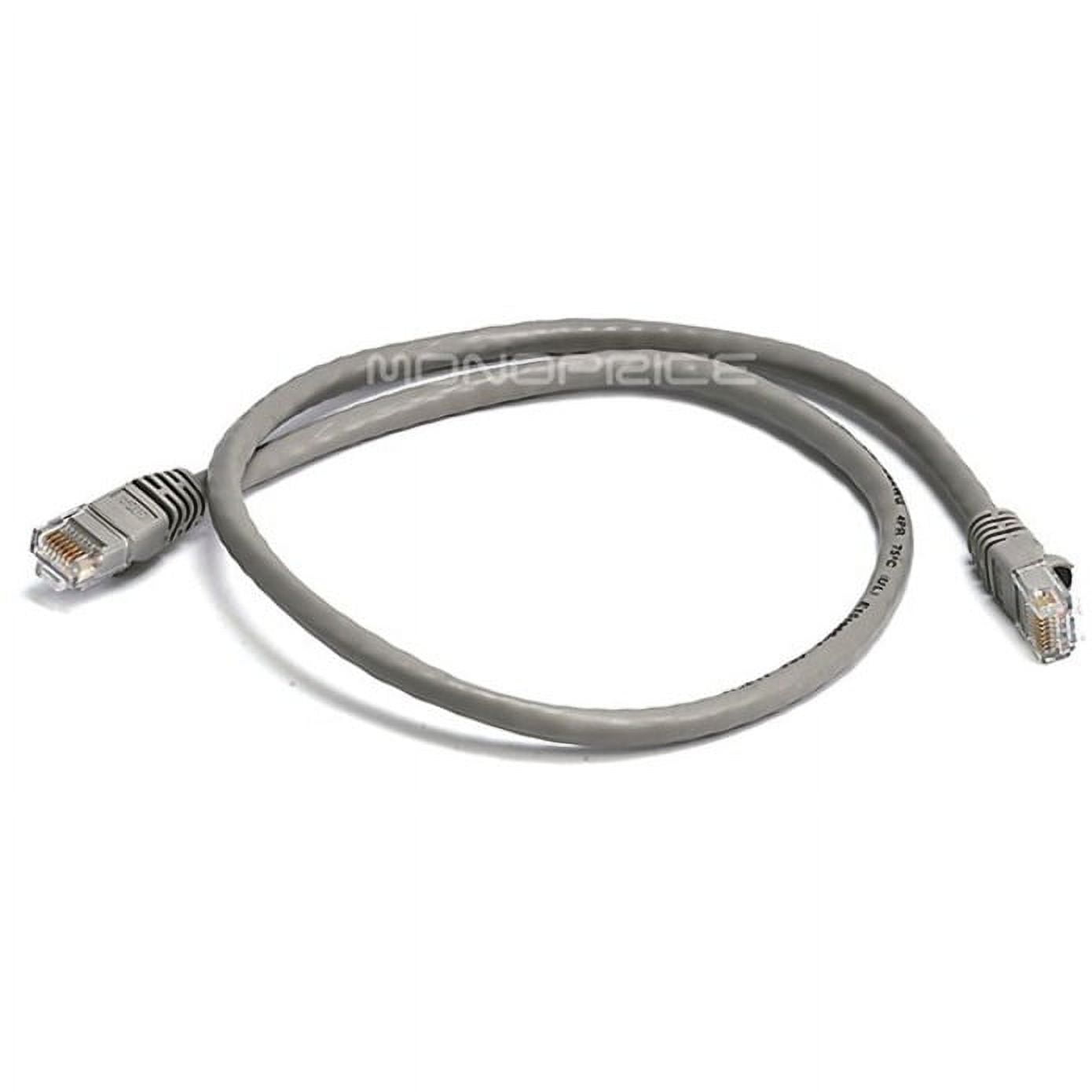 Monoprice 2FT 24AWG Cat6 550MHz UTP Ethernet Bare Copper Network Cable ...