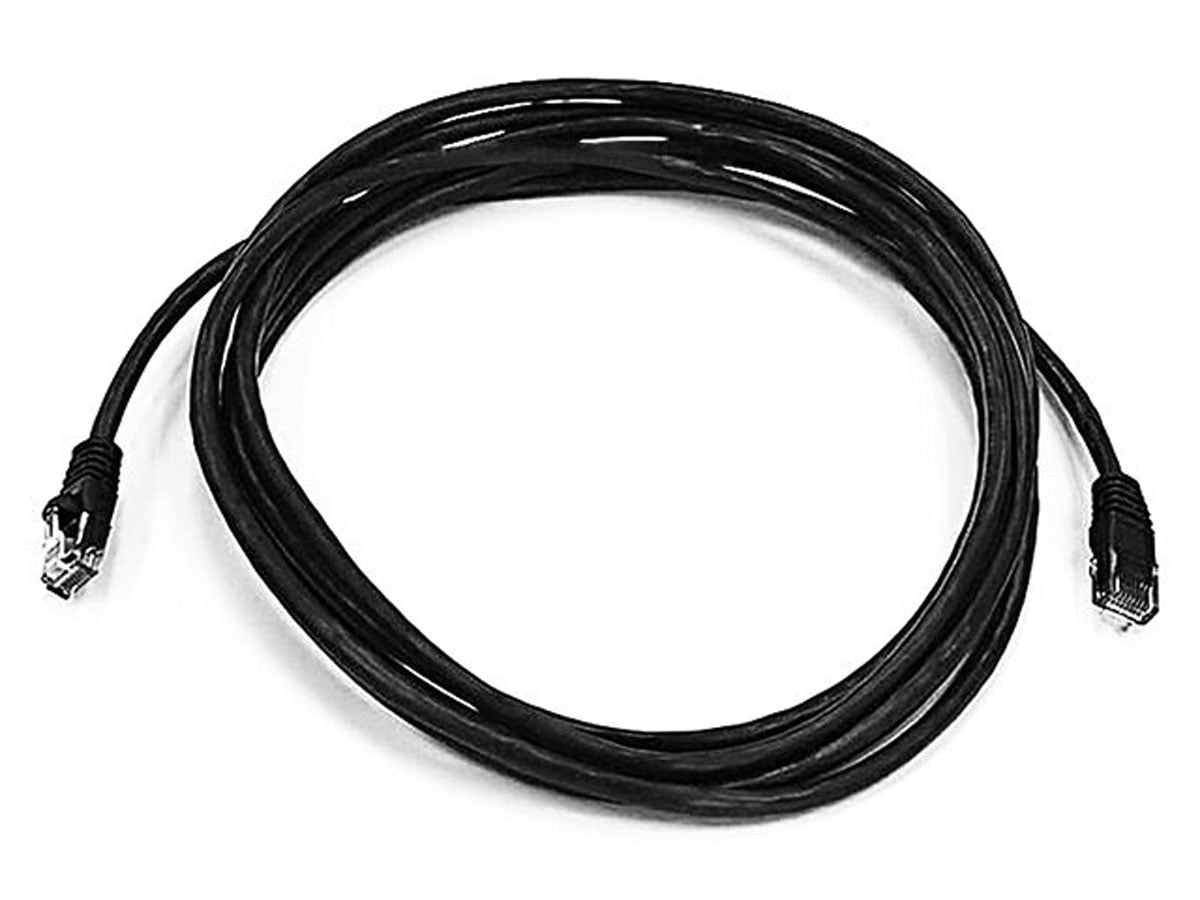 Monoprice Cat5e 24AWG UTP Ethernet Network Patch Cable 10ft Black ...