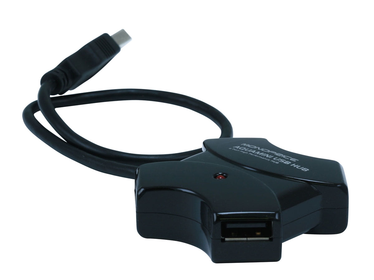 MonoPrice 6631 USB 2.0 4x 4-Port Hub: Electronics - Walmart.com